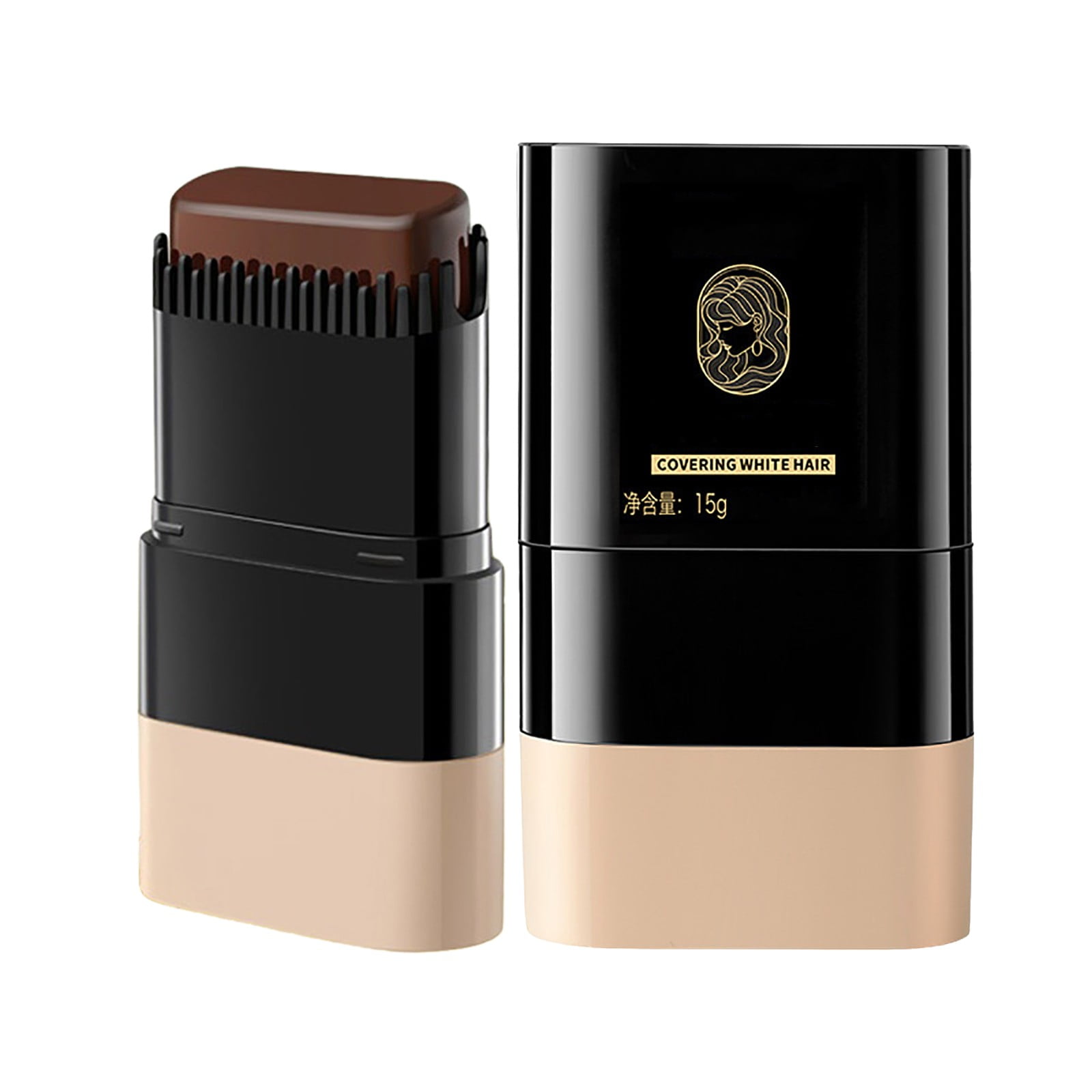 Instant Hair Color Stick With Built-In Comb, 2-In-1 Waterproof And ...