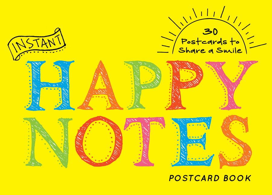 Instant Happy Notes Postcard Book - Walmart.com
