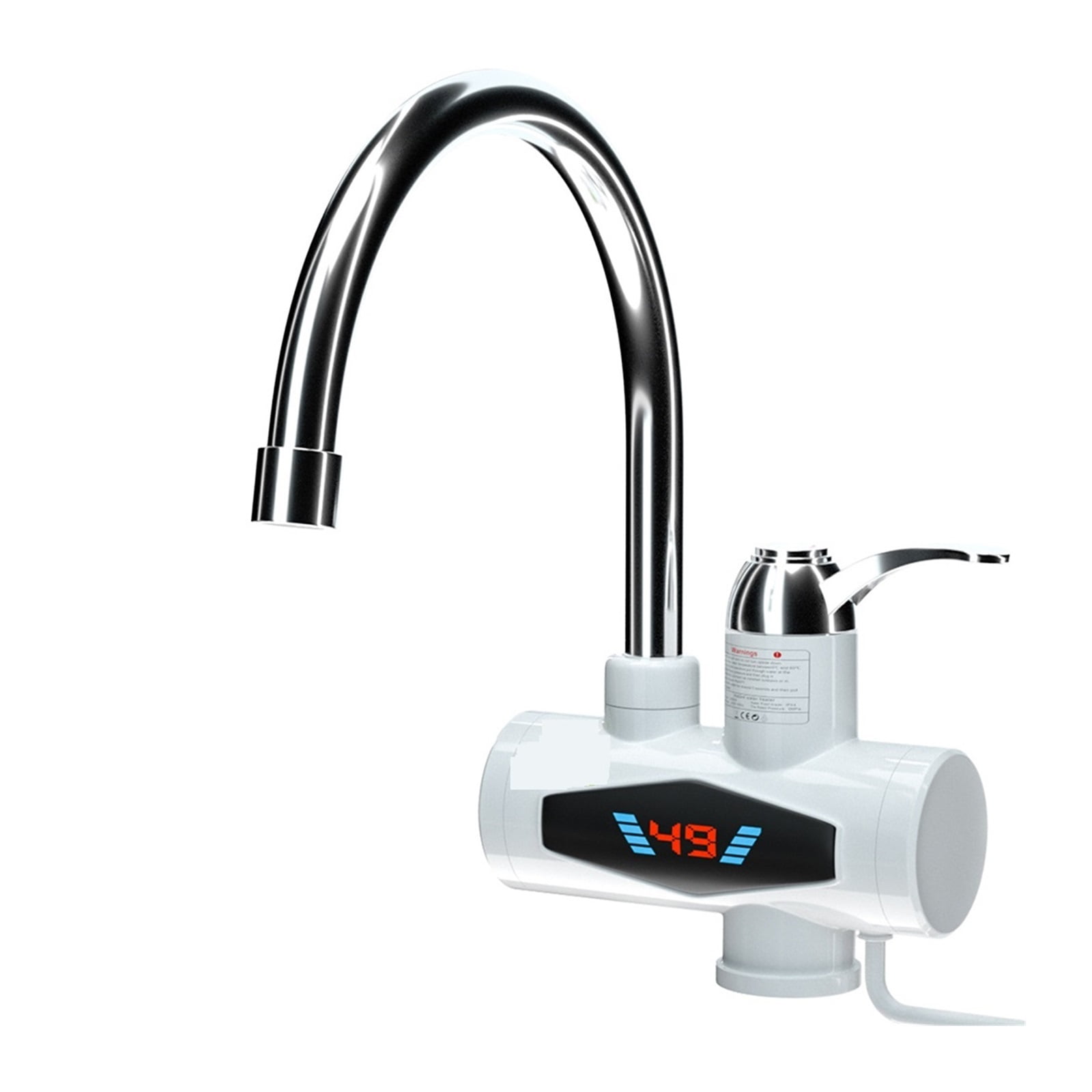 Instant Heating Electric Kitchen Faucet Stainless Steel Water Heater ...