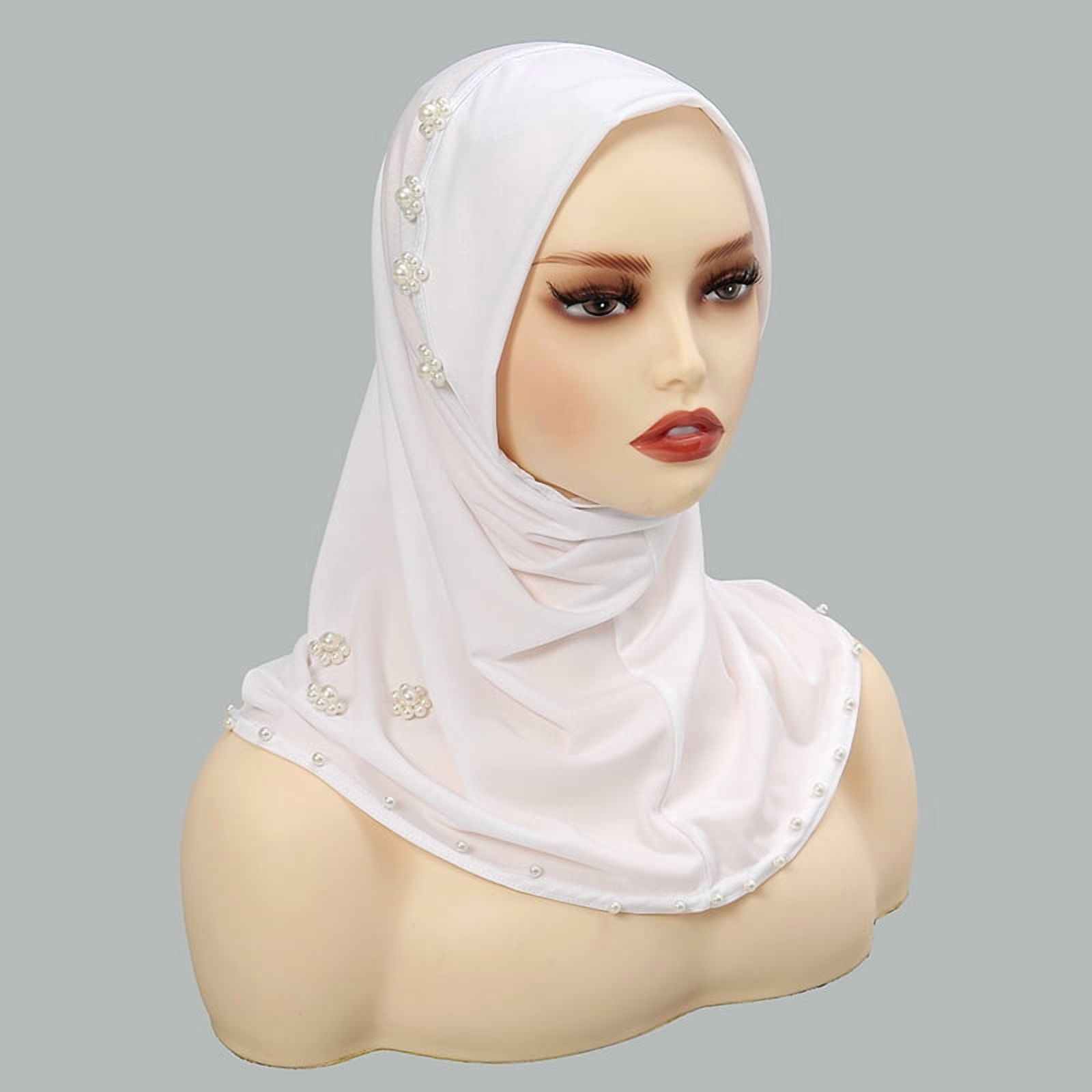 Instant Hemp Muslim Hijab Scarf Abaya Turban for Woman Islamic Women ...