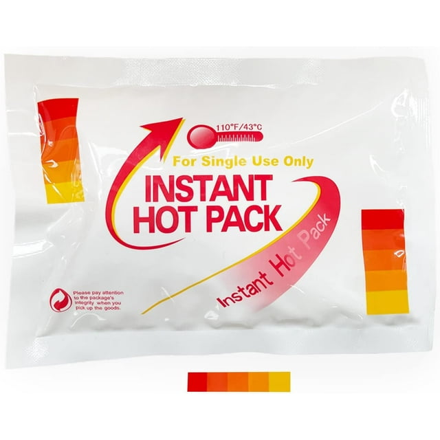 Instant Hot Packs for Pain Relief 6" x 8", Heating Patches 10 Pack ...