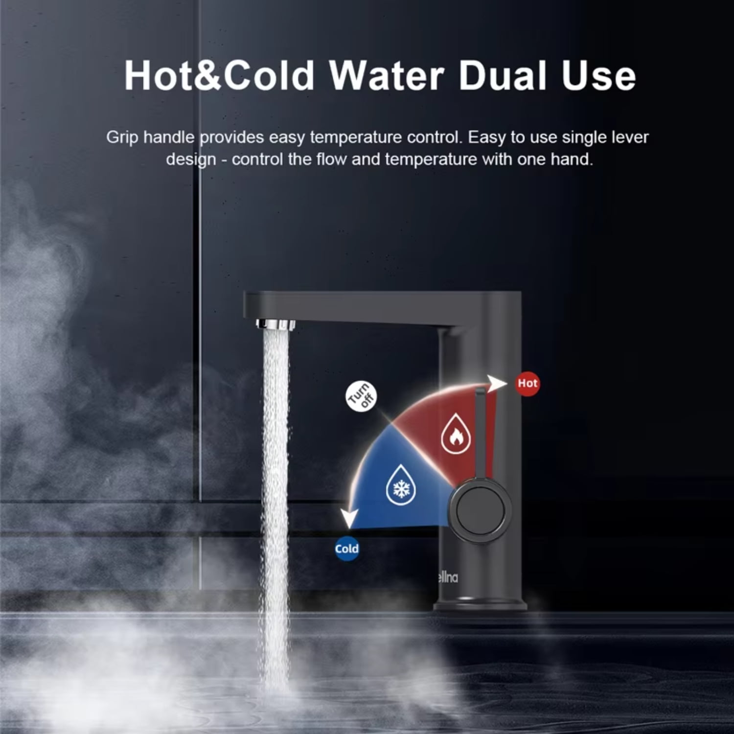 Instant Hot Water Faucet 2 in 1 Tankless Geyser 220V Electric Hot Water ...