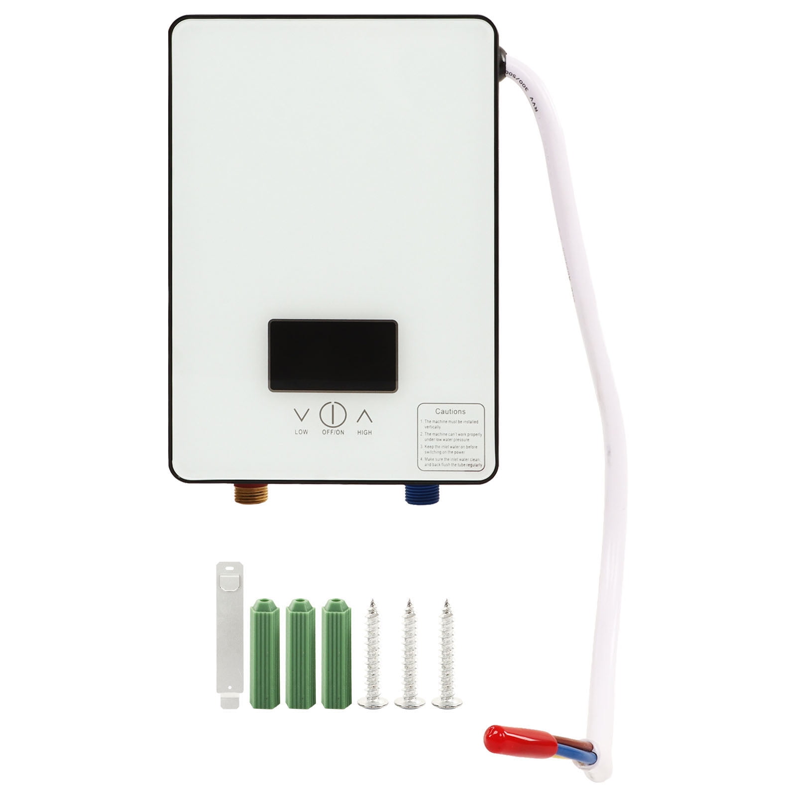 Instant Hot Water Heater, 4500W Digital Thermostat, Smart Tankless for ...