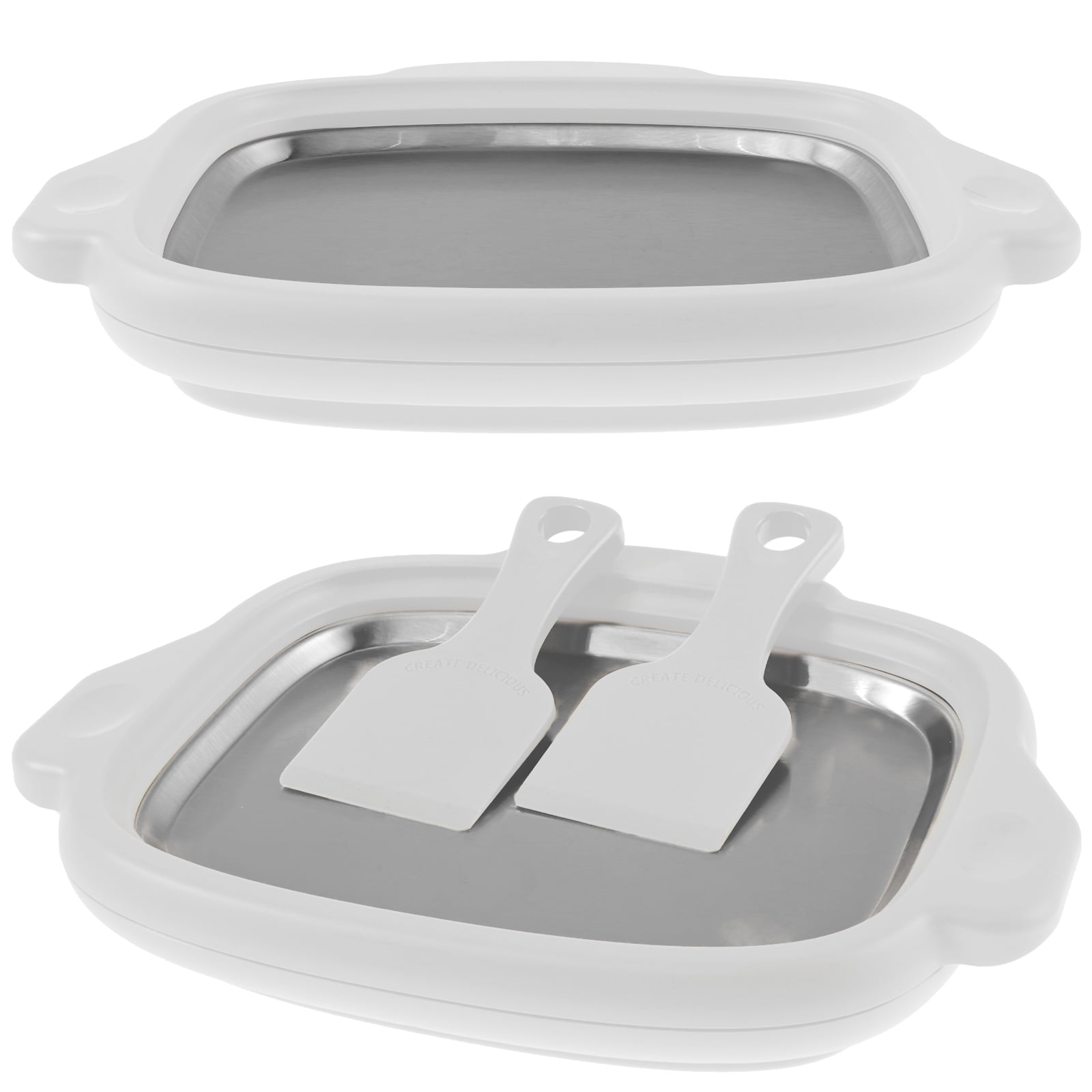 Instant Ice Cream Maker Household Rolled Ice Cream Maker with 2 ...