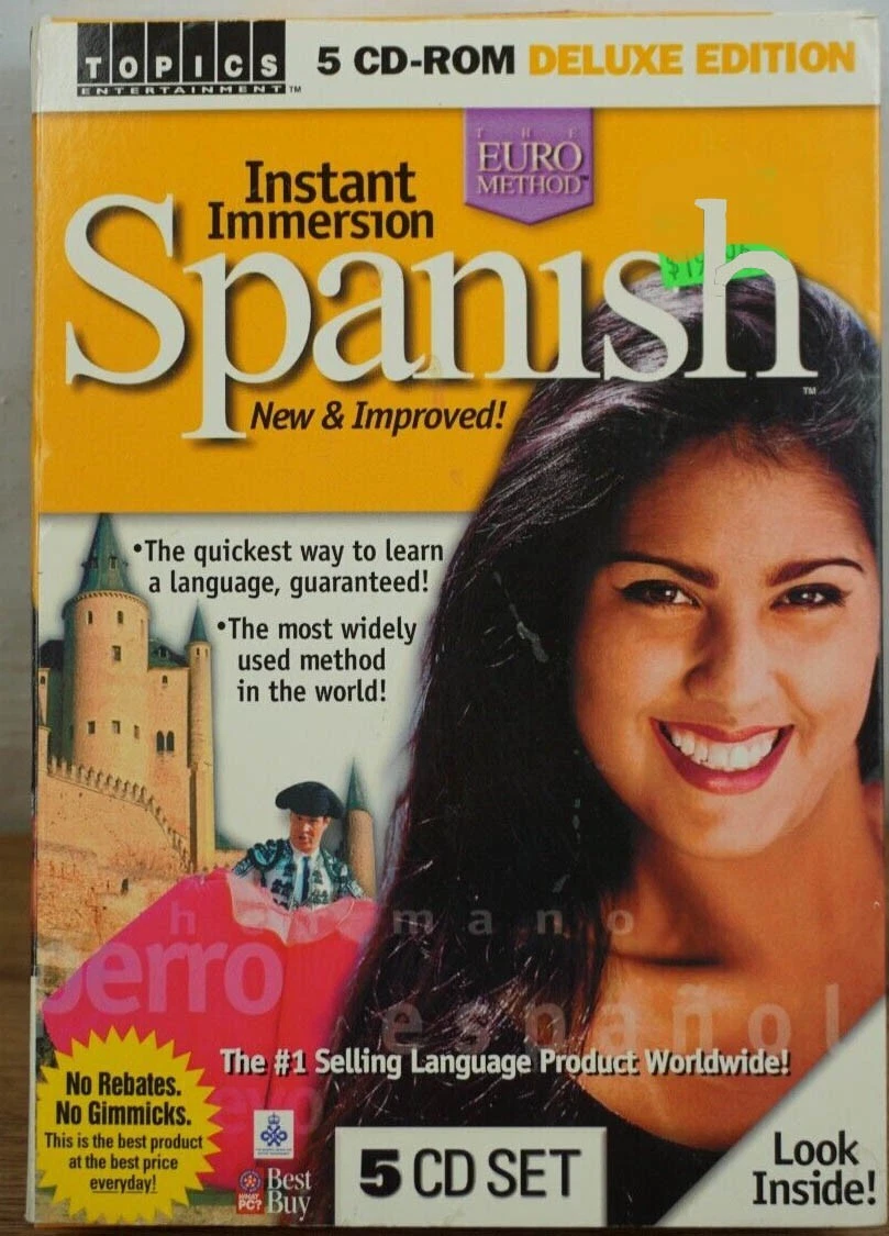 Instant Immersion Spanish The Euro Method 5-Disc Cd Set - Walmart.com