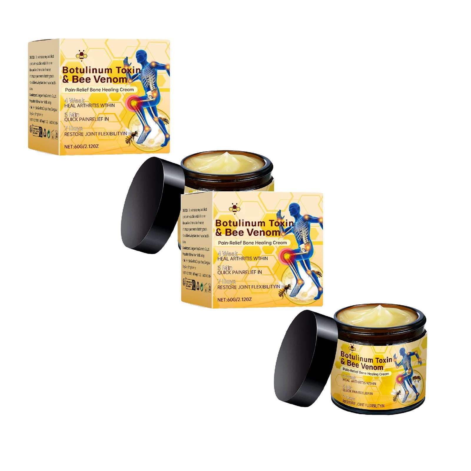 Instant Joint Relief Cream with B E E V enom & Botulinum Toxin All-in ...