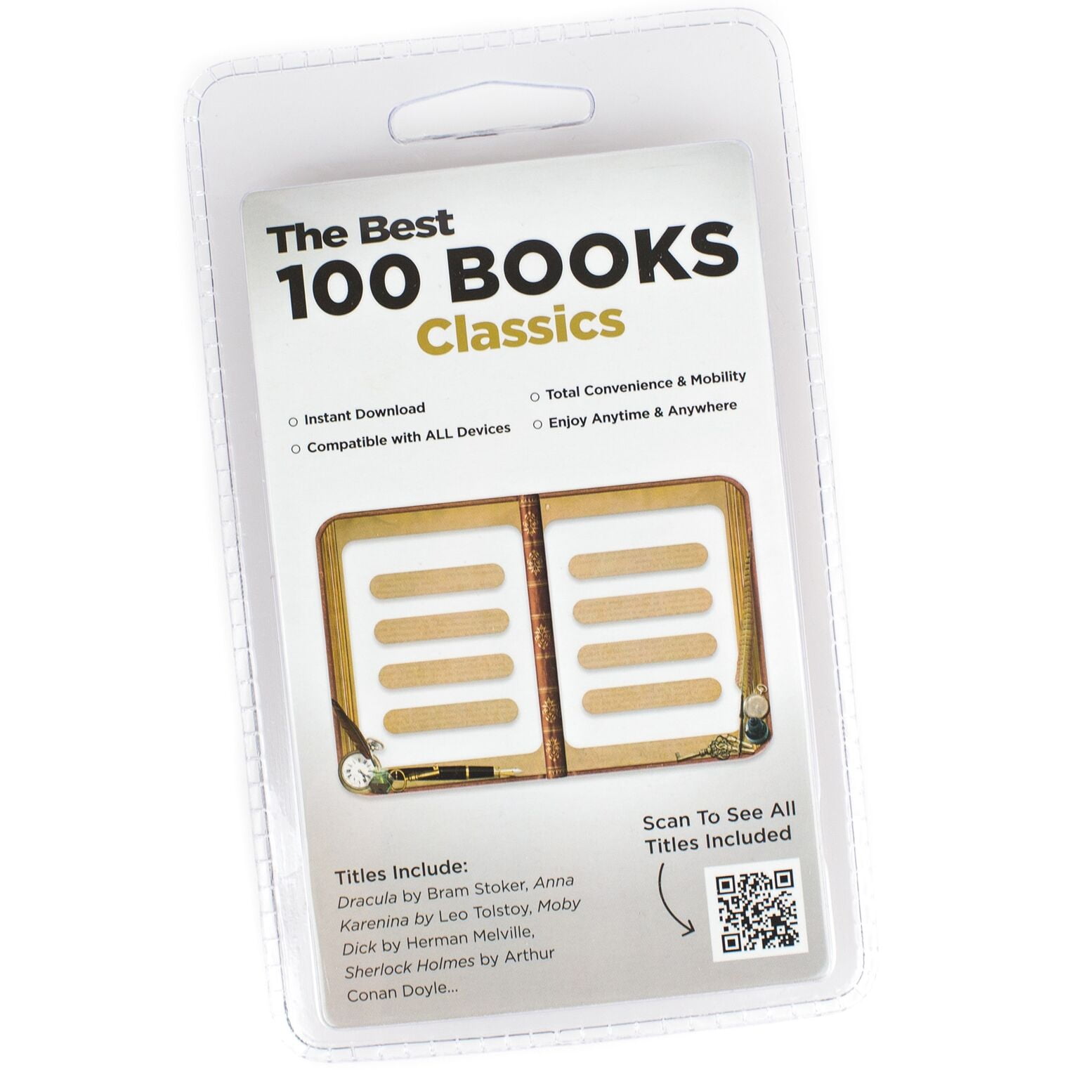 Instant Libraries 100 Classic Books, CLIL00033 - Walmart.com