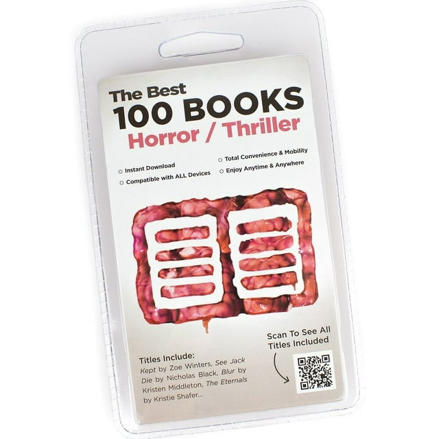 Instant Libraries 100 Horror Books, HOIL00044 - Walmart.com