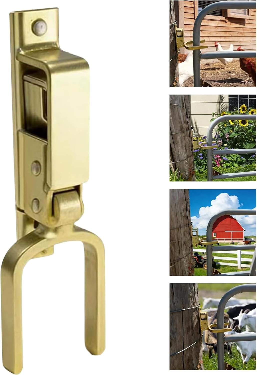 Instant Locking Gate Latch, 2026 New Heavy-Duty One-Hand Gate Latch for ...