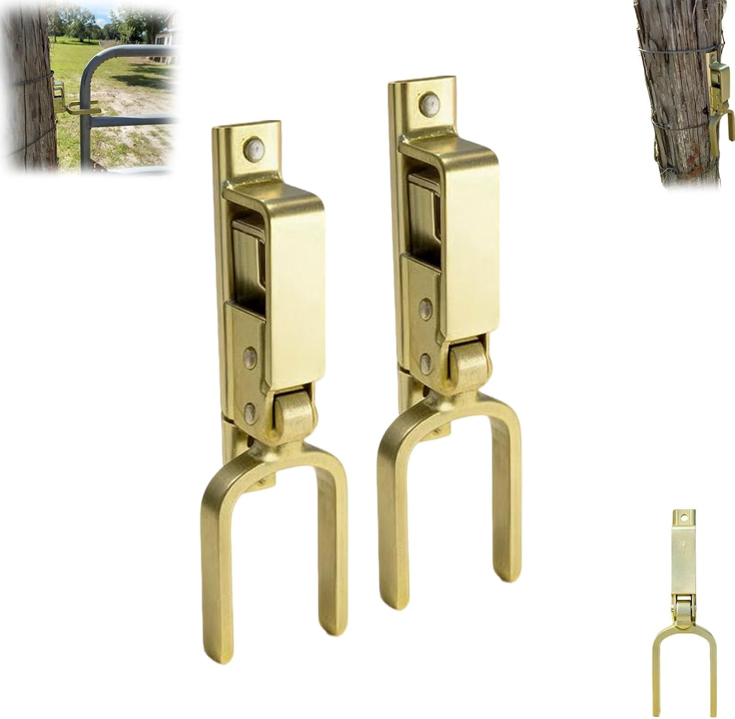 Instant Locking Gate Latch – Heavy-Duty One-Hand Gate Latch for Farm ...
