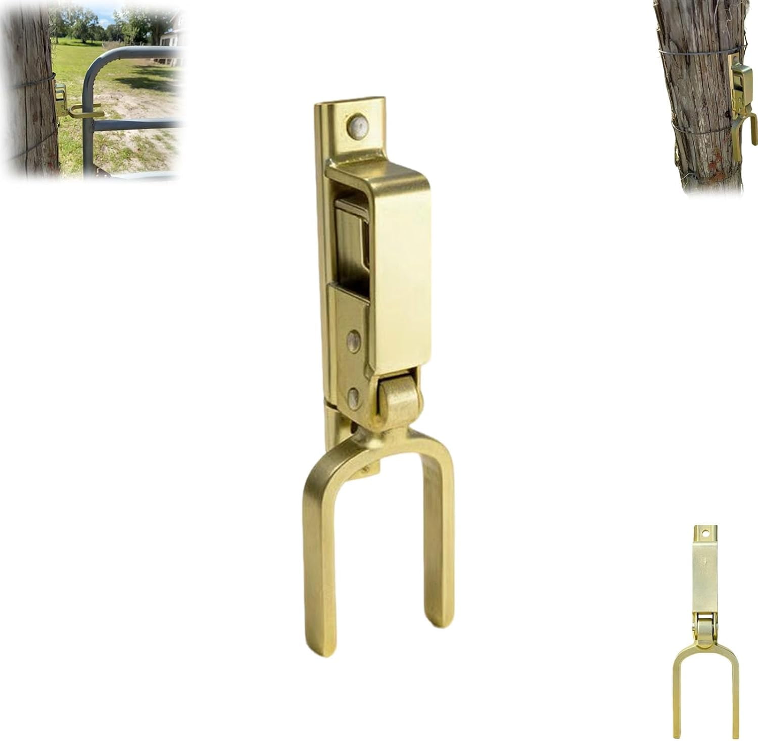 Instant Locking Gate Latch – Heavy-Duty One-Hand Gate Latch for Farm ...