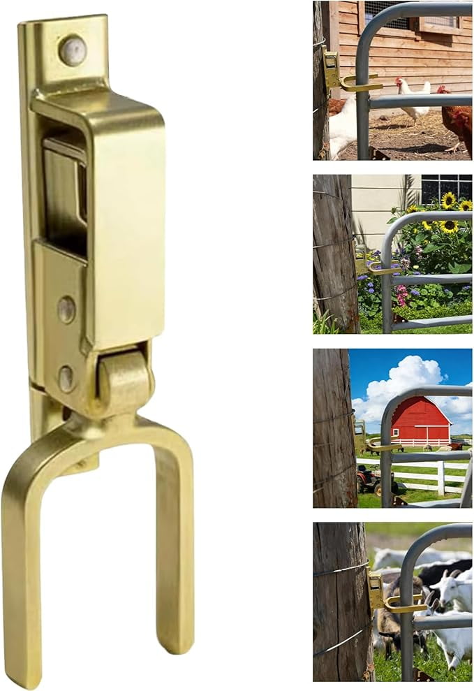 Instant Locking Gate Latch,Heavy-Duty One-Hand Gate Latch for Farm ...