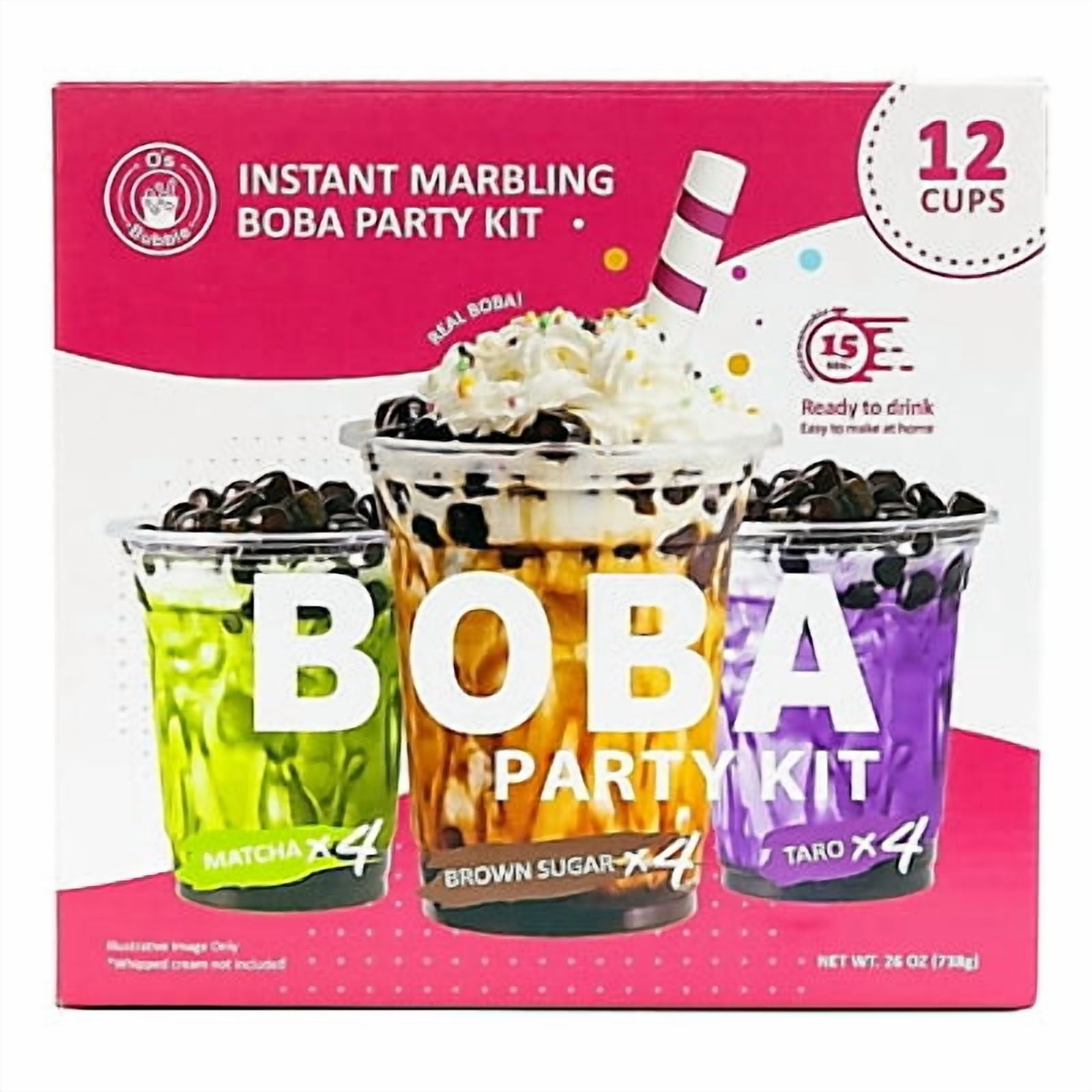 OS Instant Marbling Boba Party Kit, 12 Pack - Walmart.com
