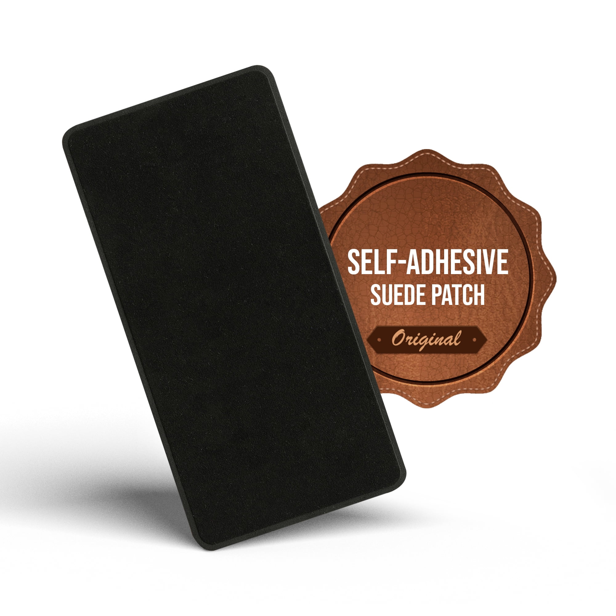 Instant MastaPlasta Suede Premium Repair Patch. Black Suede 8in x 4in ...