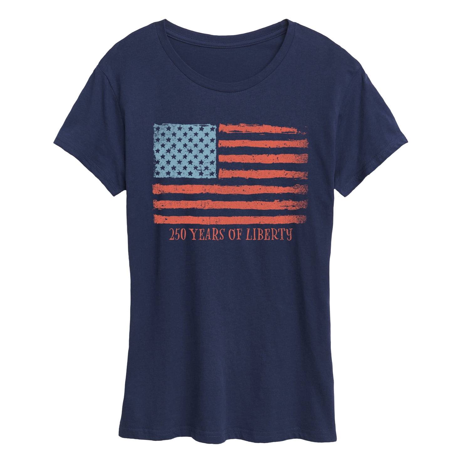 Instant Message - 250 Years of Liberty Flag - Women's Short Sleeve ...