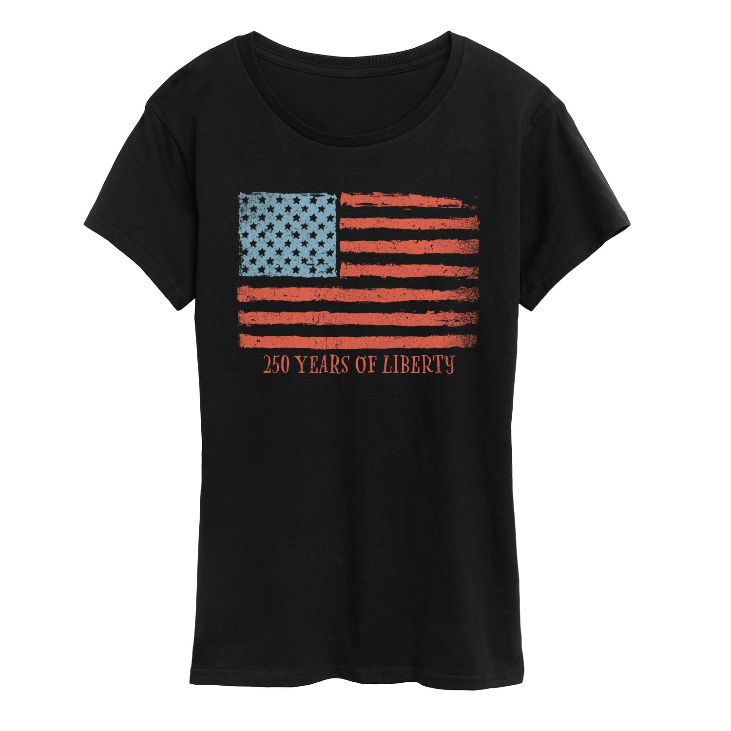 Instant Message - 250 Years of Liberty Flag - Women's Short Sleeve ...
