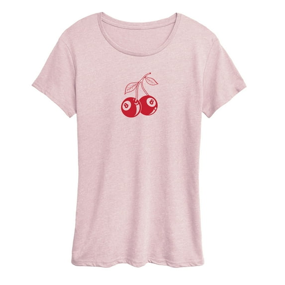 Instant Message - 8 Ball Cherries - Women's Short Sleeve Graphic T ...