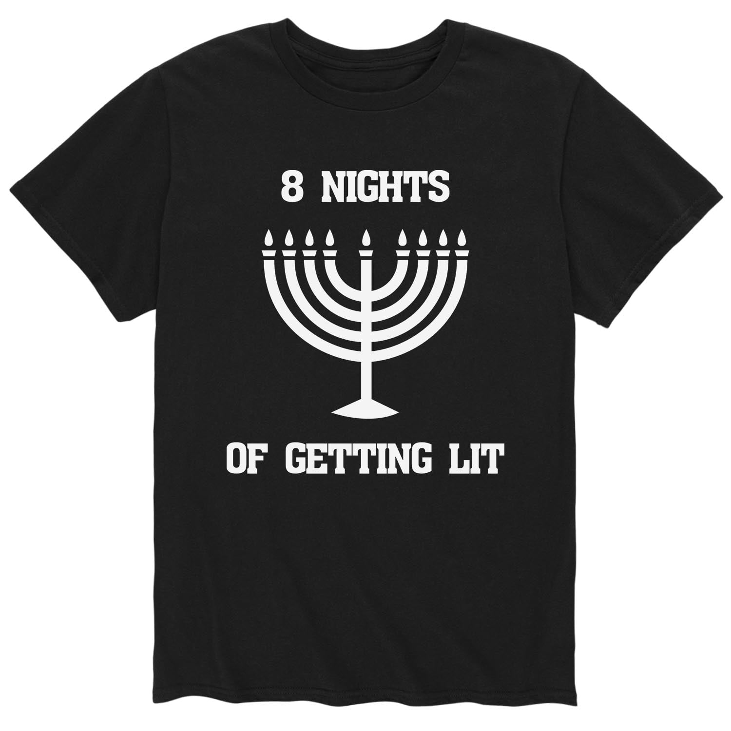 Instant Message - 8 Nights Of Getting Lit - Men's Short Sleeve Graphic ...