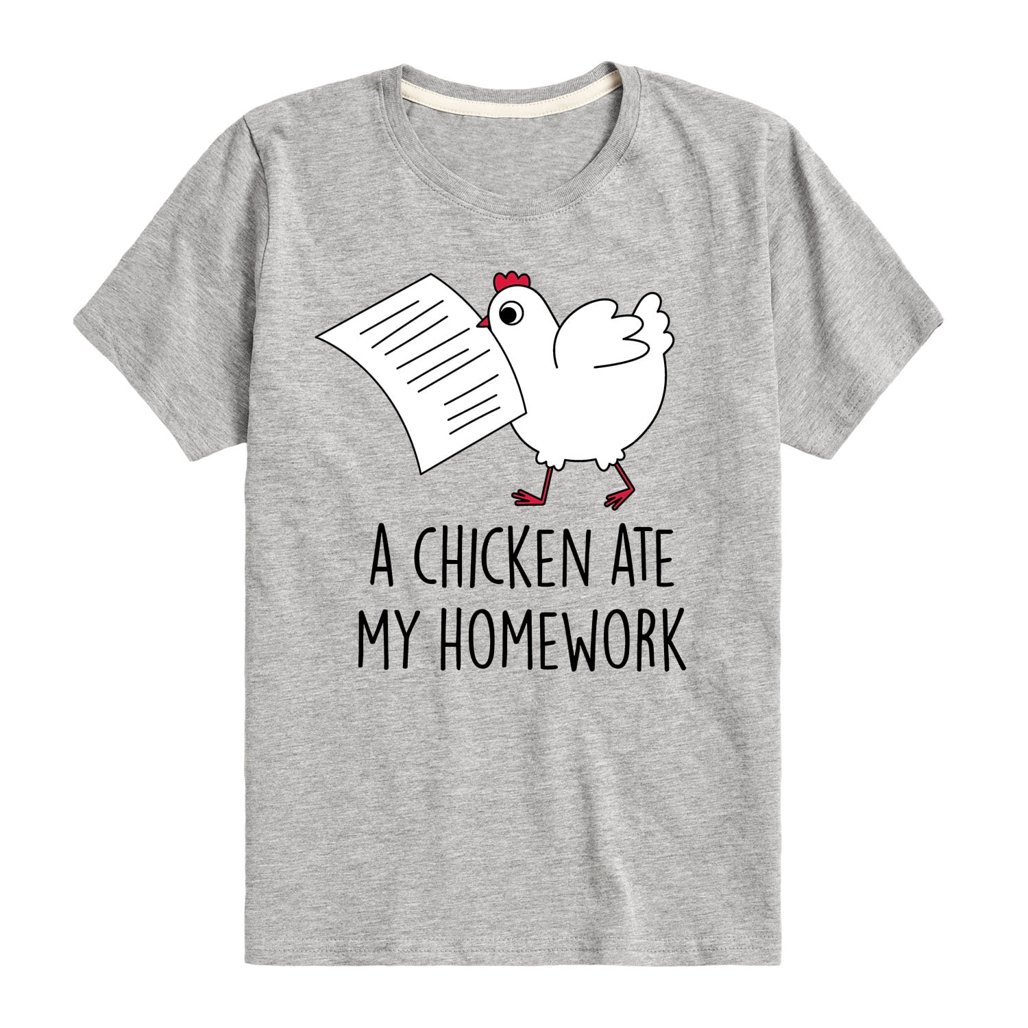 Instant Message - A Chicken Ate My Homework - Youth Short Sleeve ...