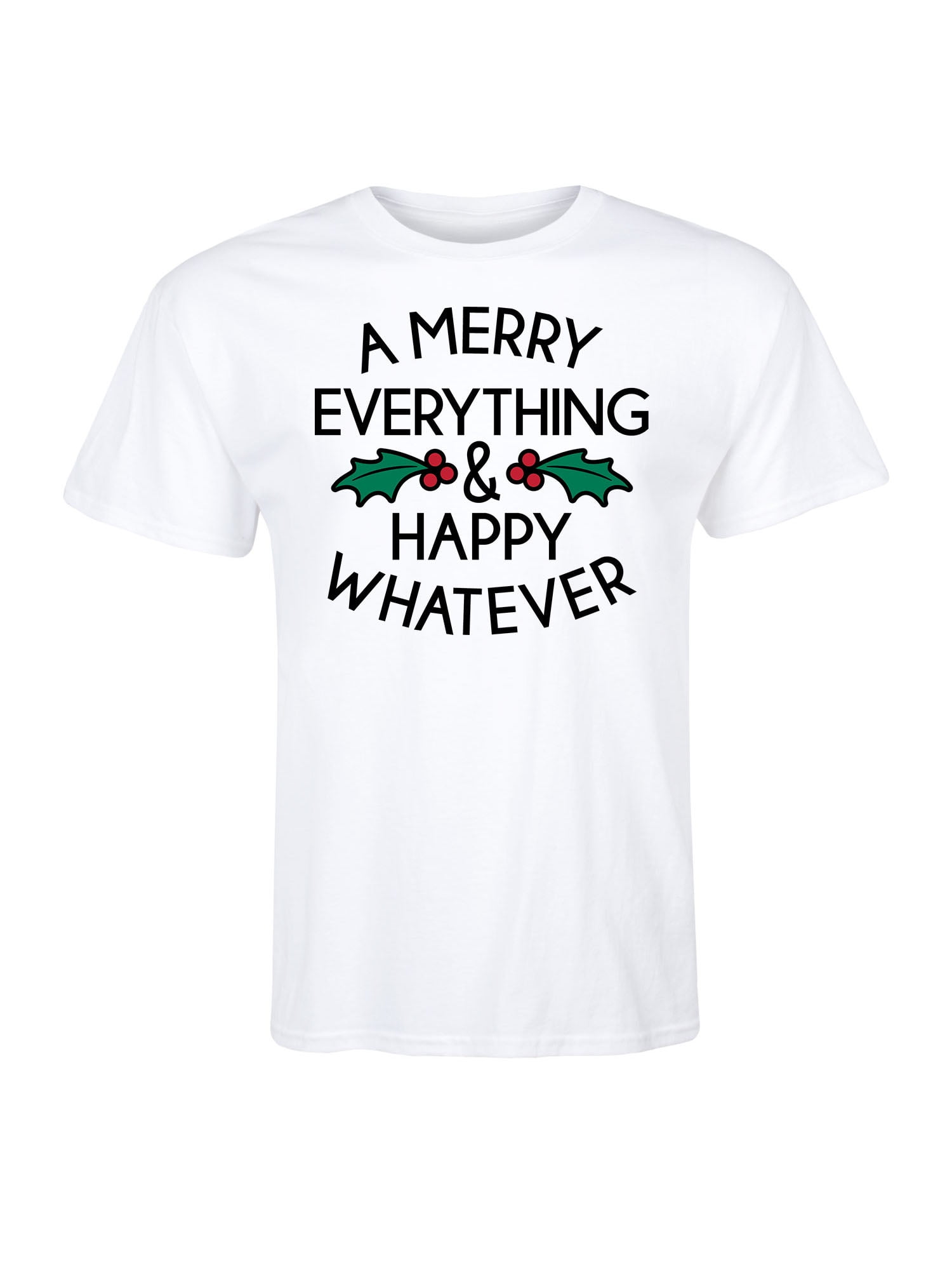 Instant Message - A Merry Whatever - Men's Short Sleeve Graphic T-Shirt ...
