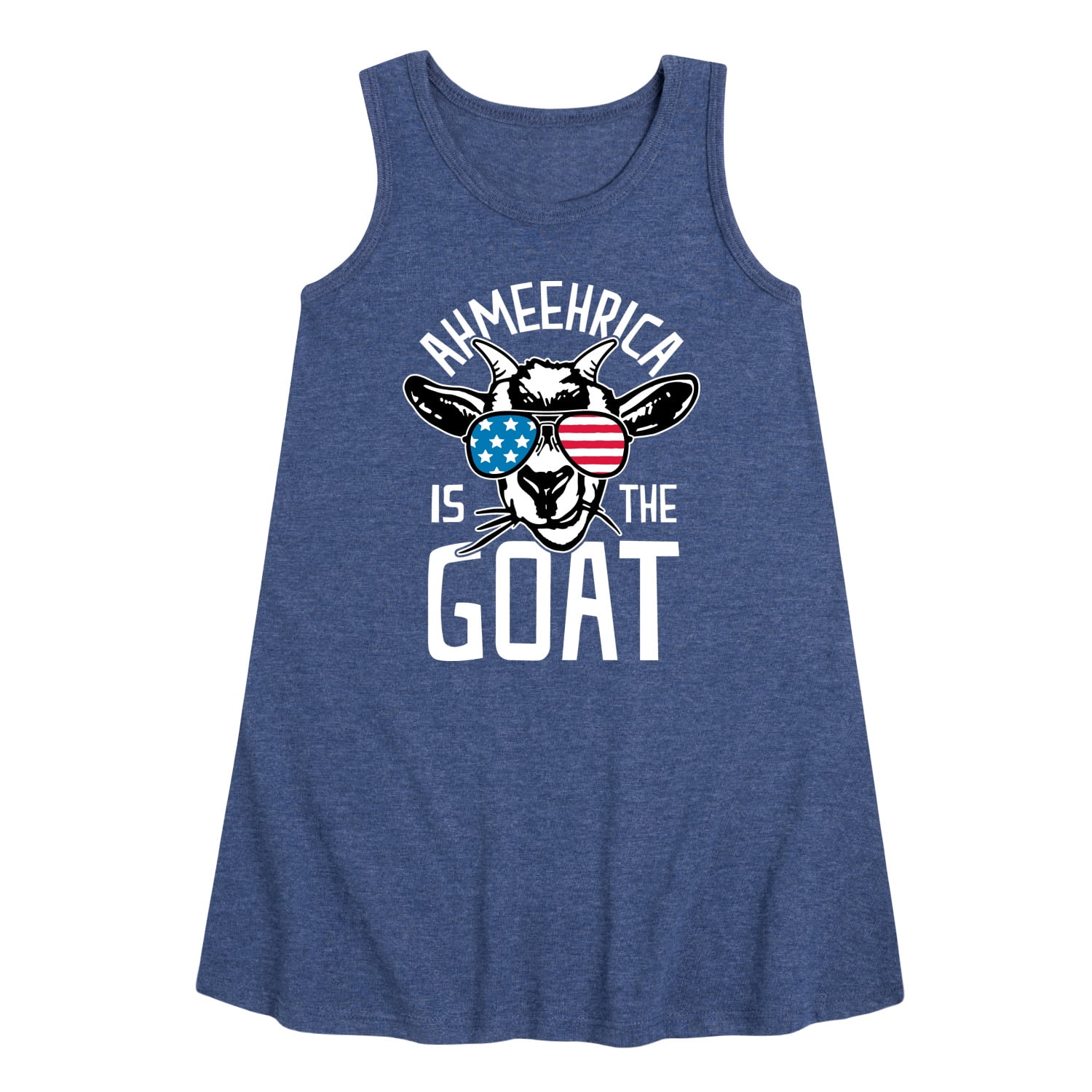 Instant Message - Ahmeehrica Is The Goat - Toddler & Youth Girls A-line ...