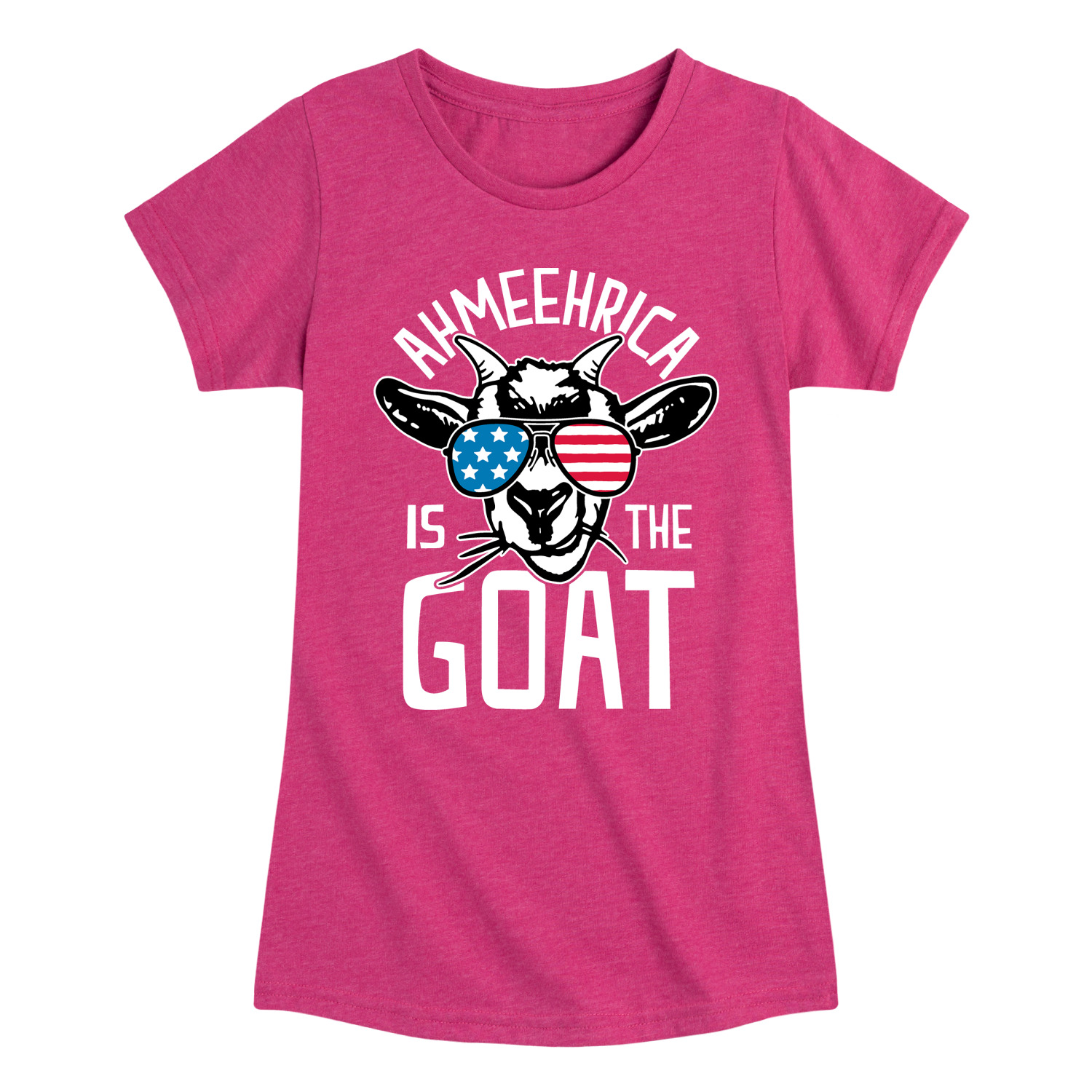 Instant Message - Ahmeehrica Is The Goat - Toddler & Youth Girls Short ...
