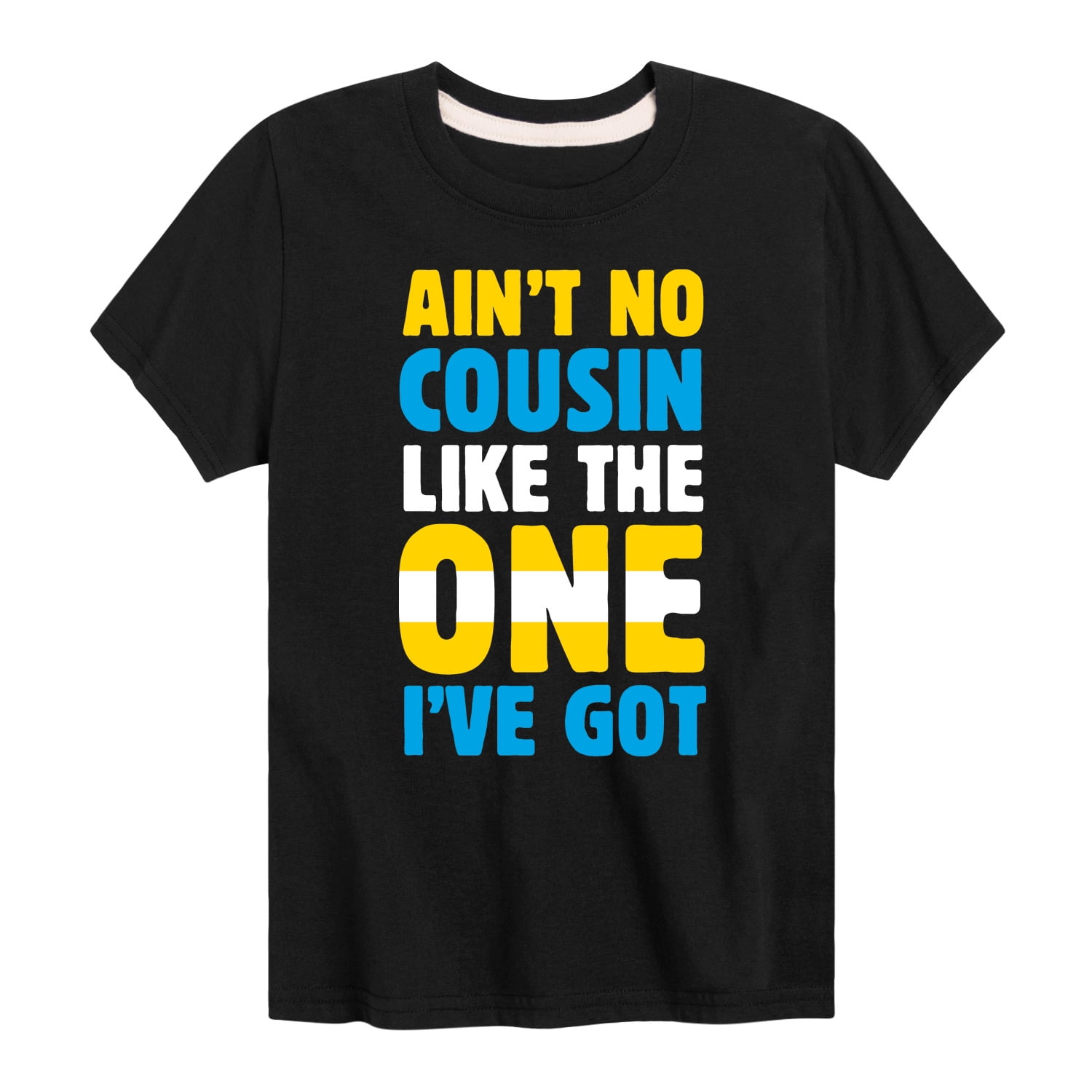 Instant Message - Ain't No Cousin - Toddler And Youth Short Sleeve Graphic T-Shirt - Walmart.com