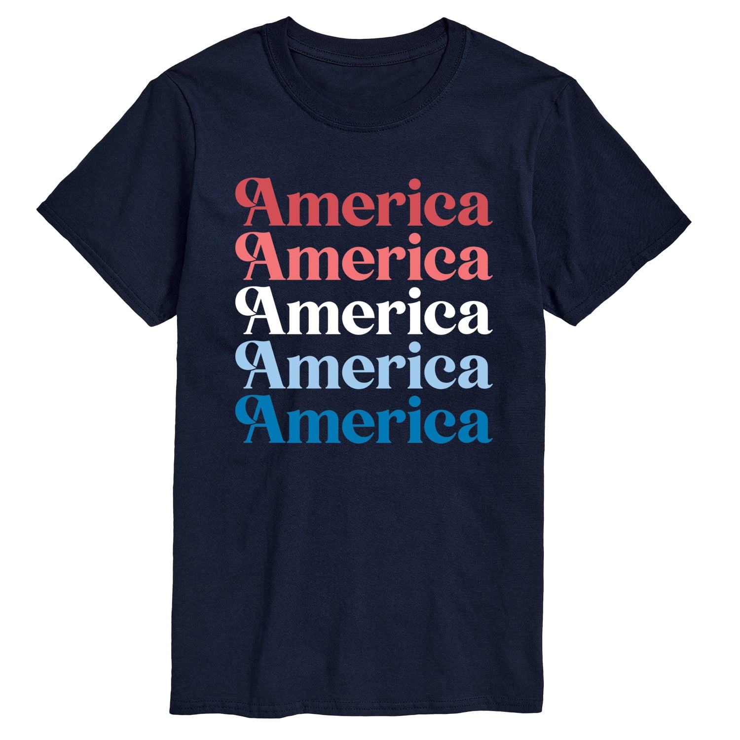 Instant Message - America Repeated - Men's Short Sleeve Graphic T-Shirt ...