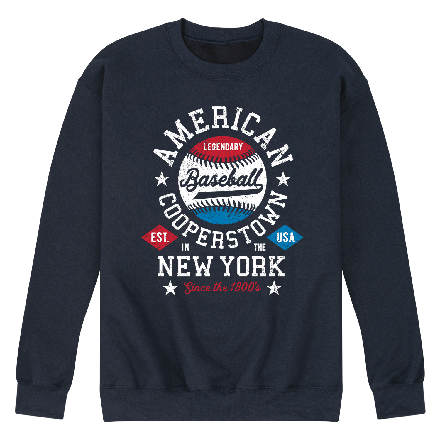 Instant Message - American Baseball Cooperstown - Men's Crew Neck ...