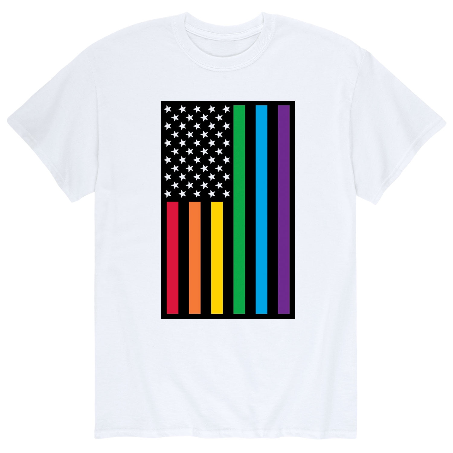 Instant Message - American Pride Flag - Men's Short Sleeve Graphic T ...