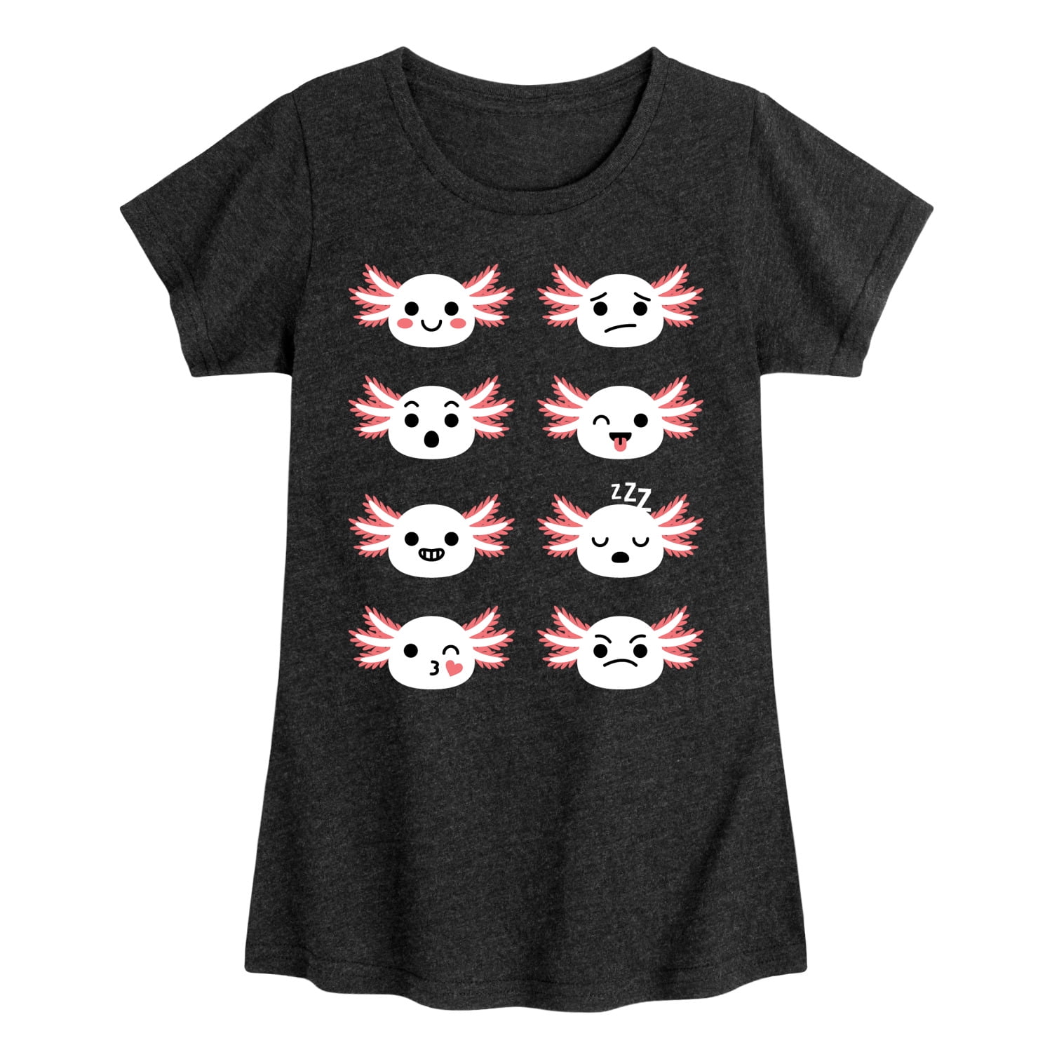 Instant Message - Axolotl Emotion Grid - Toddler And Youth Girls Short ...