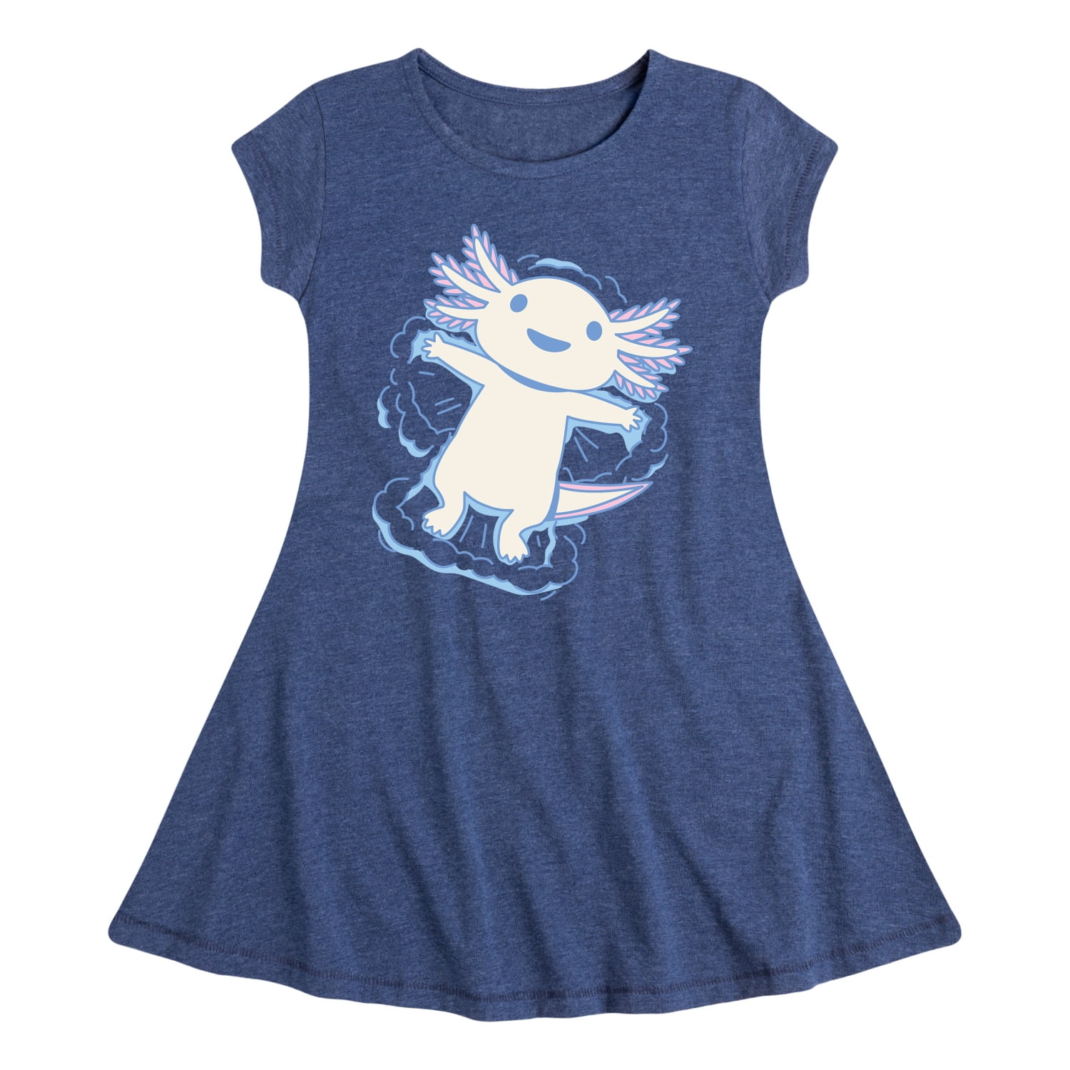 Instant Message - Axolotl Snow Angel - Toddler & Youth Girls Fit ...