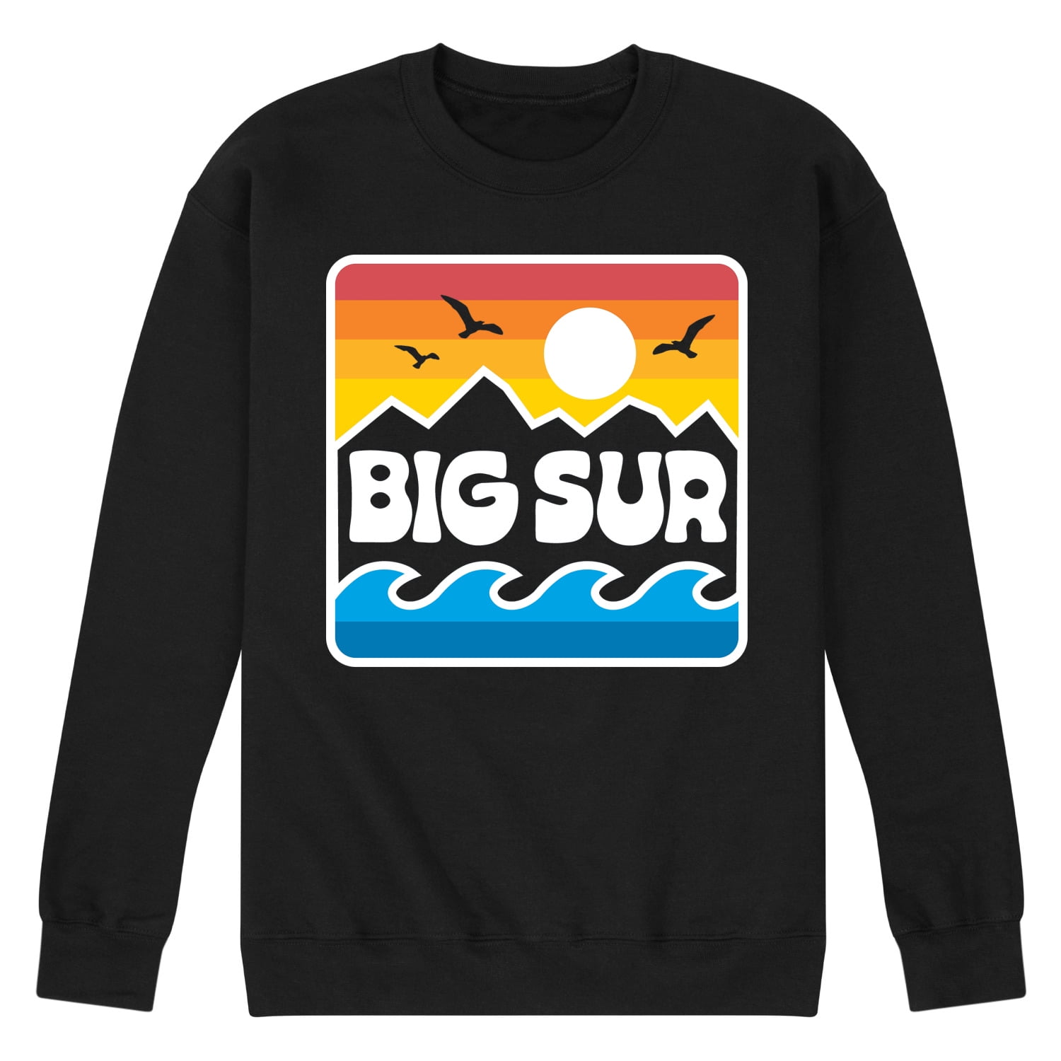Instant Message - Big Sur Badge - Men's Crew Neck Fleece Pullover ...