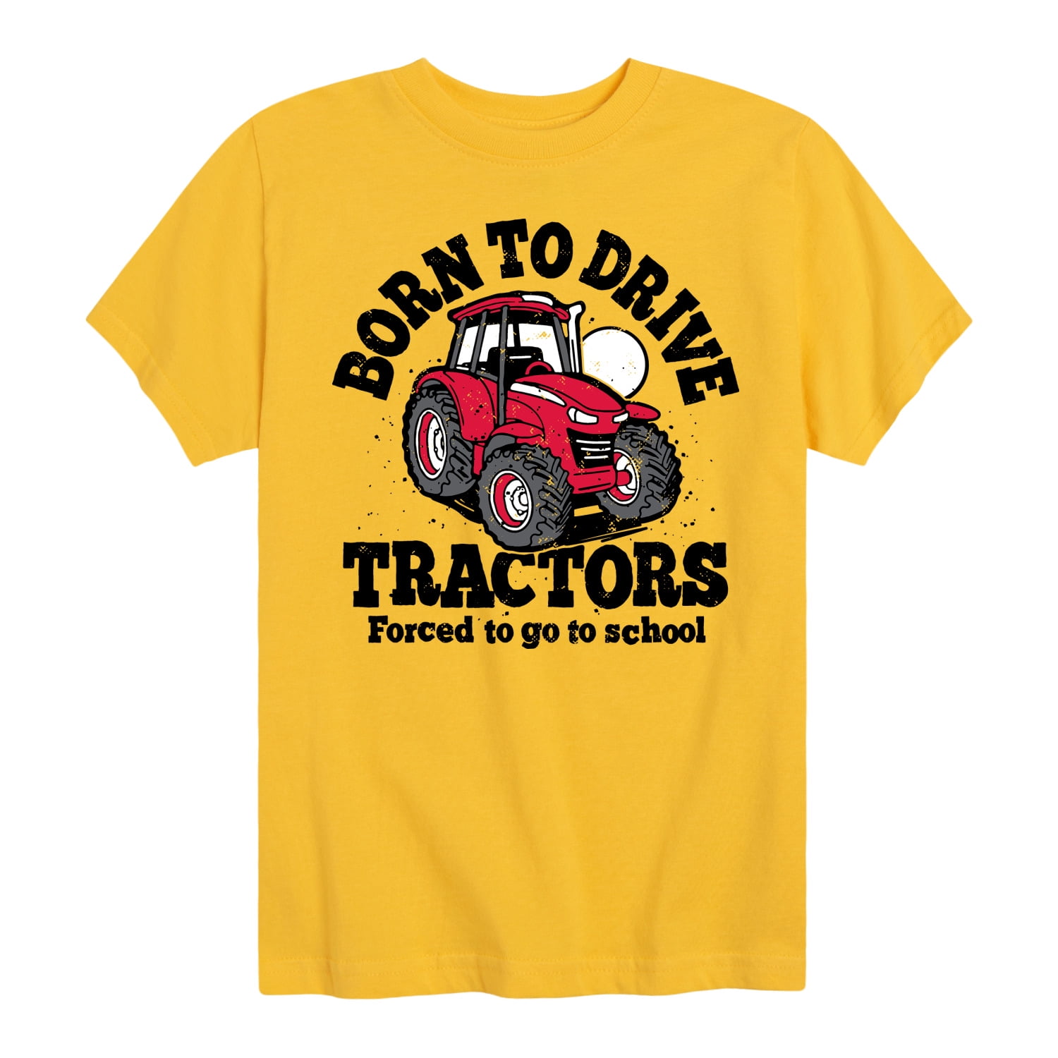 Instant Message - Born To Drive Tractors School - Toddler & Youth Short ...