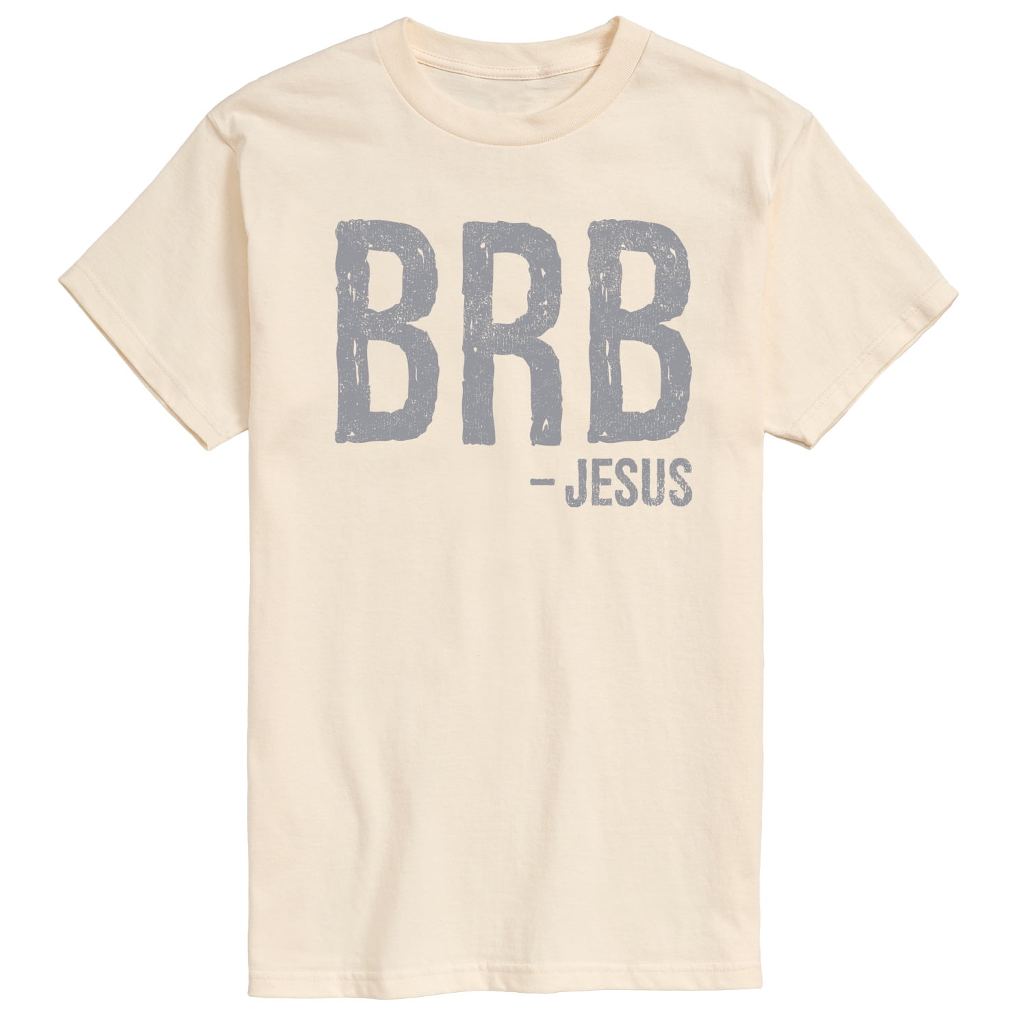 Instant Message - Brb Jesus - Men's Short Sleeve Graphic T-Shirt ...