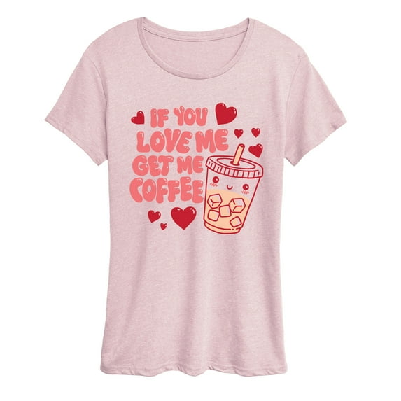 Instant Message - Bring Me Iced Coffee - Women's Short Sleeve Graphic T ...