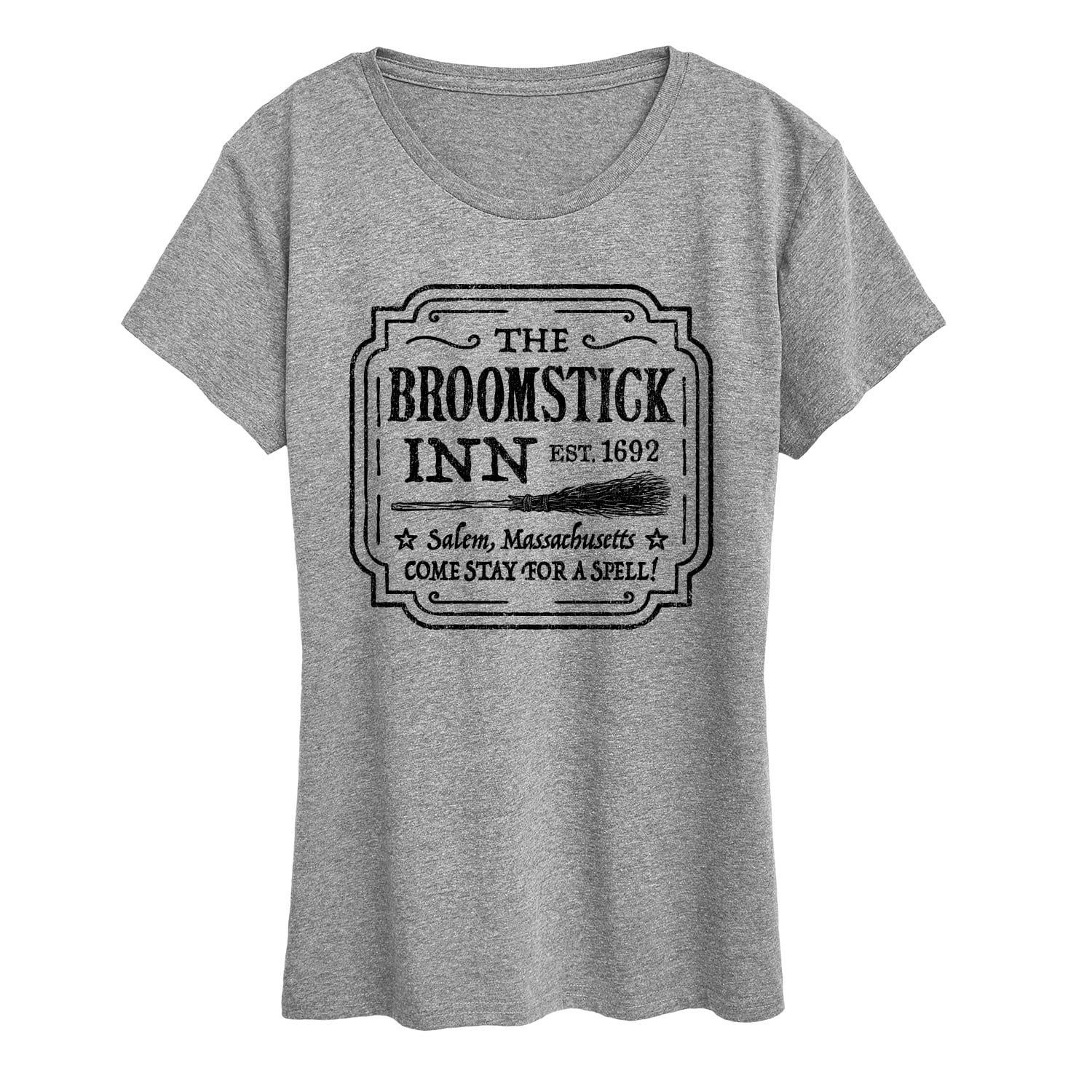 Instant Message - Broomstick Inn Sign - Women's Short Sleeve Graphic T ...