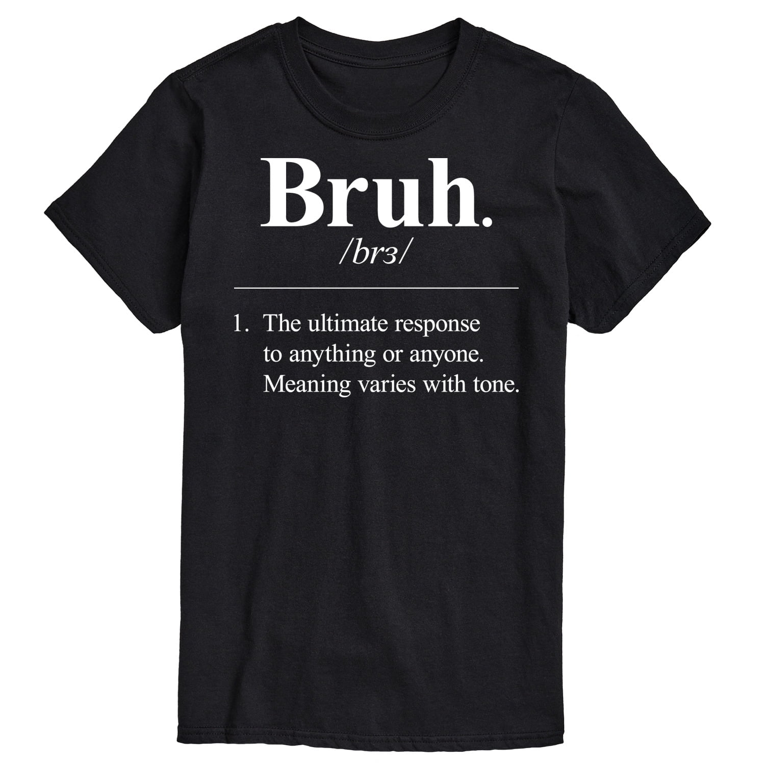 Instant Message - Bruh Definition - Men's Short Sleeve Graphic T-Shirt ...