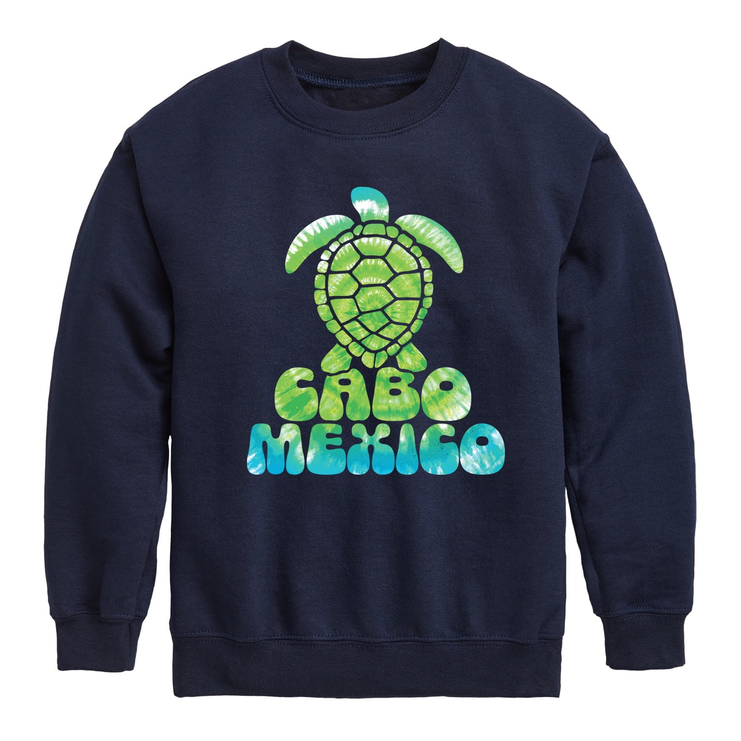 Instant Message - Cabo Mexico Sea Turtle - Kids Crew Fleece - Walmart.com