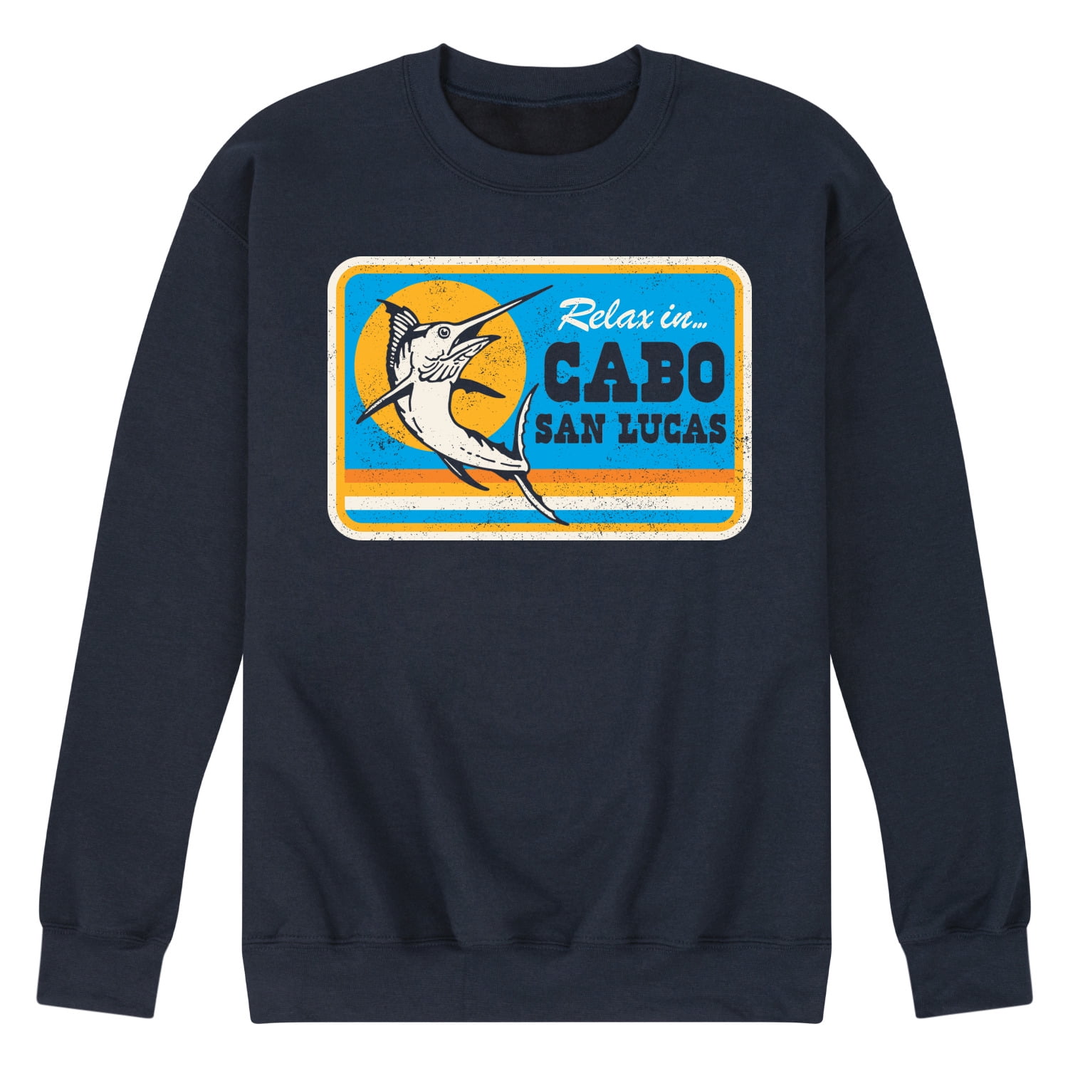 Instant Message - Cabo San Lucas Badge - Men's Crew Neck Fleece ...