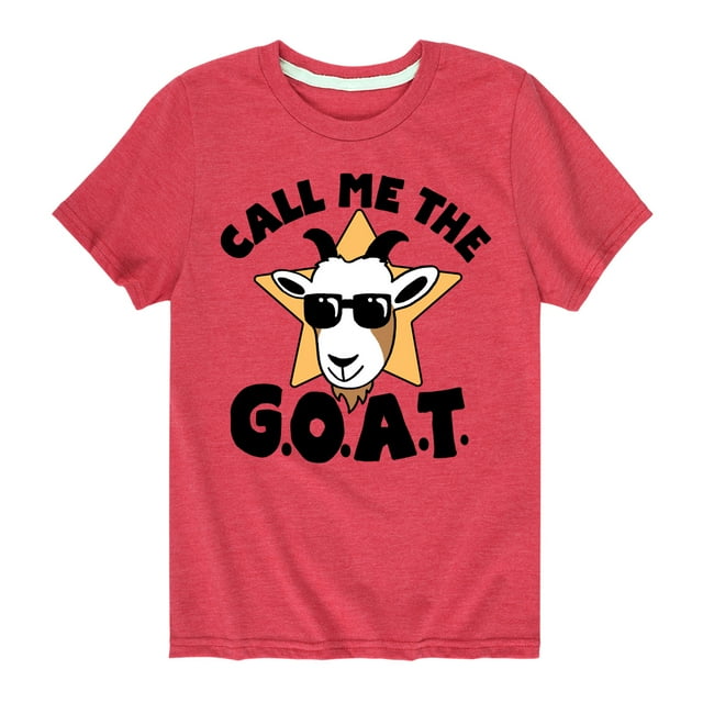 Instant Message - Call Me The Goat - Toddler And Youth Short Sleeve Graphic T-Shirt - Walmart.com