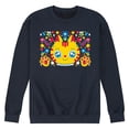 Instant Message - Cat Flower Doodles - Men's Crew Fleece Sweatshirt ...