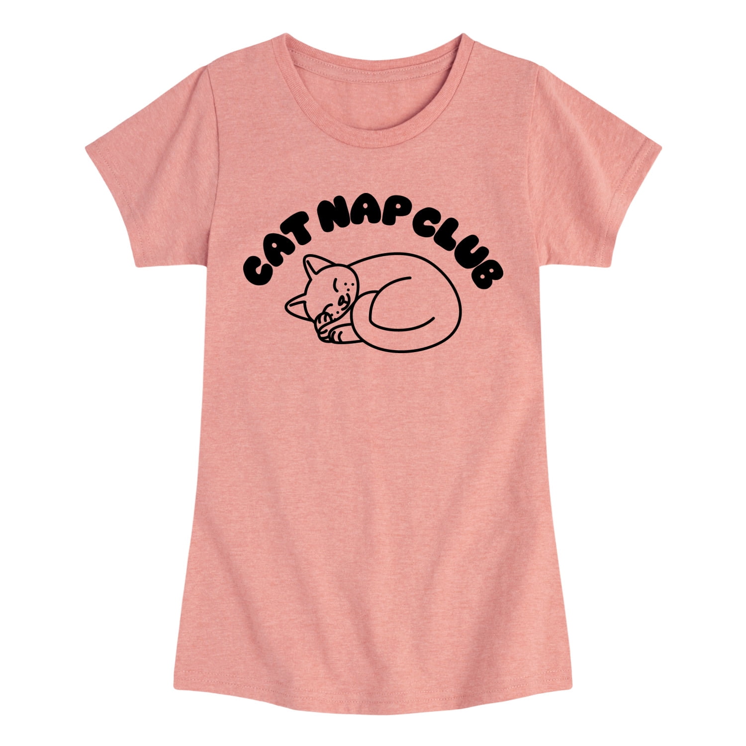 Instant Message - Cat Nap Club - Toddler And Youth Girls Short Sleeve ...