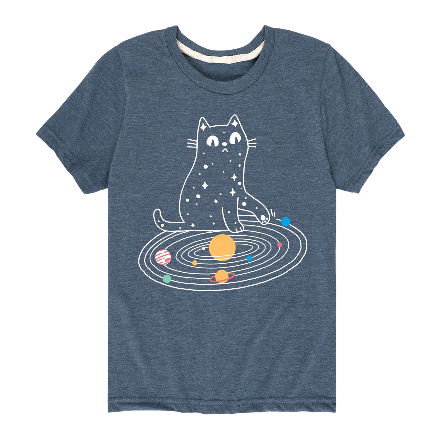 Instant Message - Cat Solar System - Toddler & Youth Short Sleeve ...