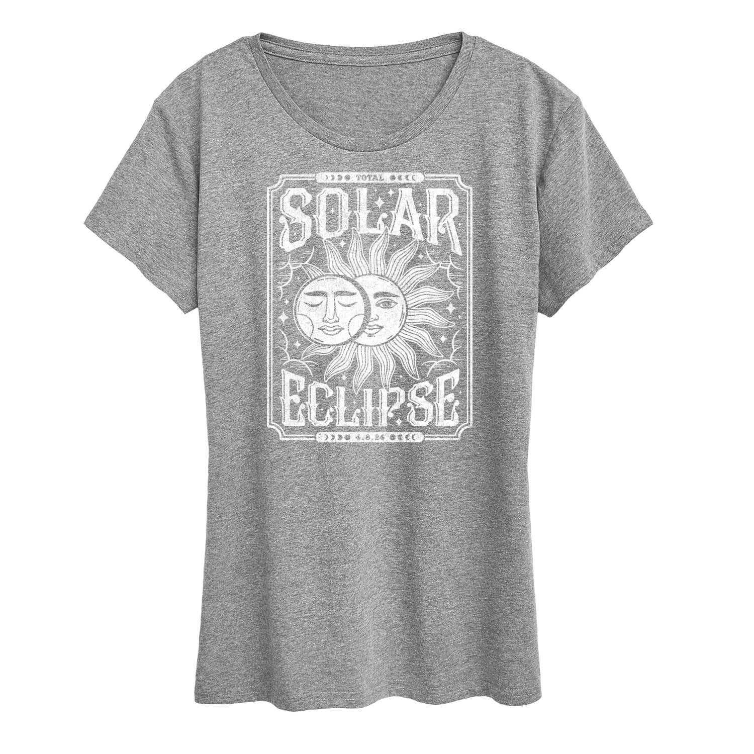 Instant Message - Celestial Solar Eclipse Short Sleeve Graphic T-Shirt ...