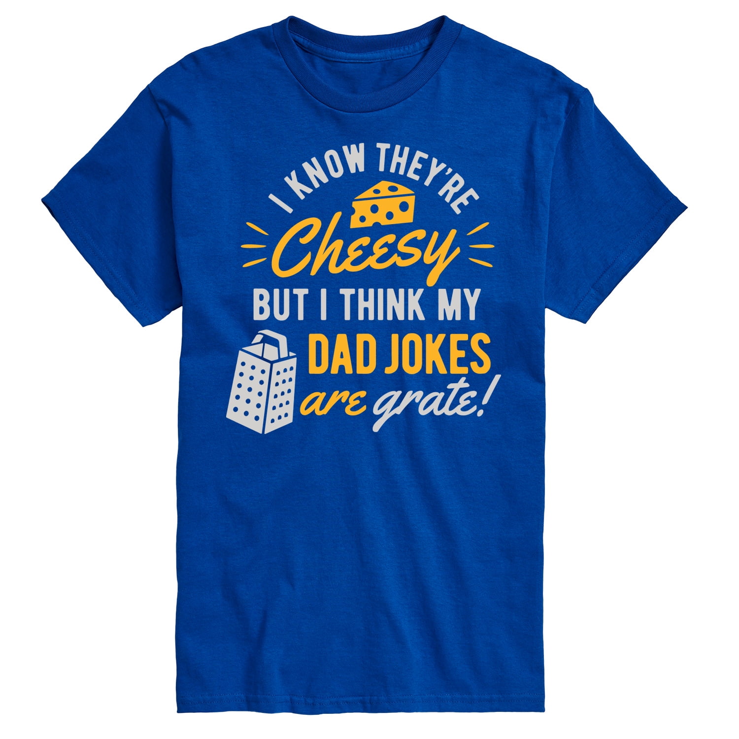Instant Message - Cheesy Dad Jokes Grate - Men's Short Sleeve Graphic T ...