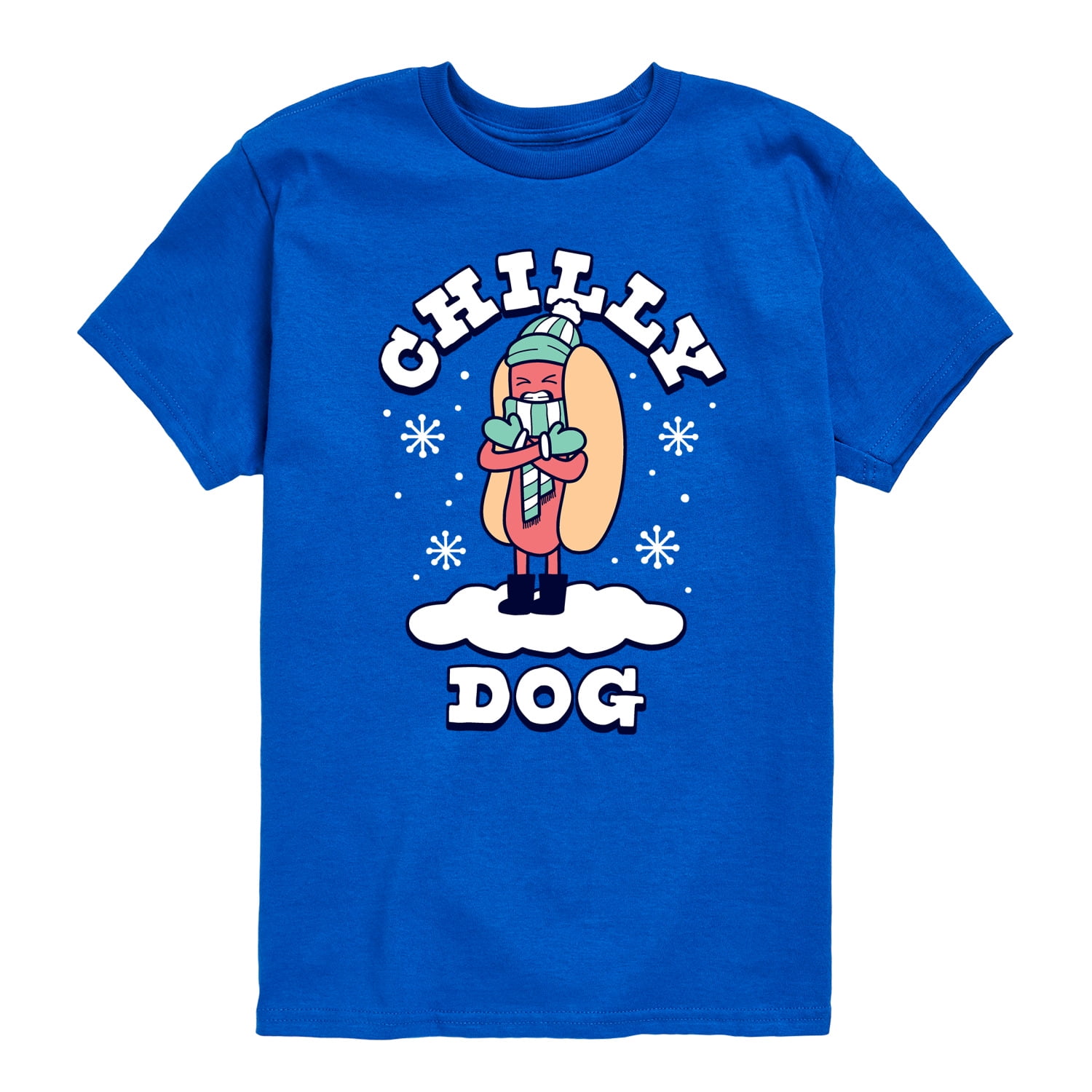 Instant Message - Chilly Dog Funny Christmas - Toddler & Youth Short ...