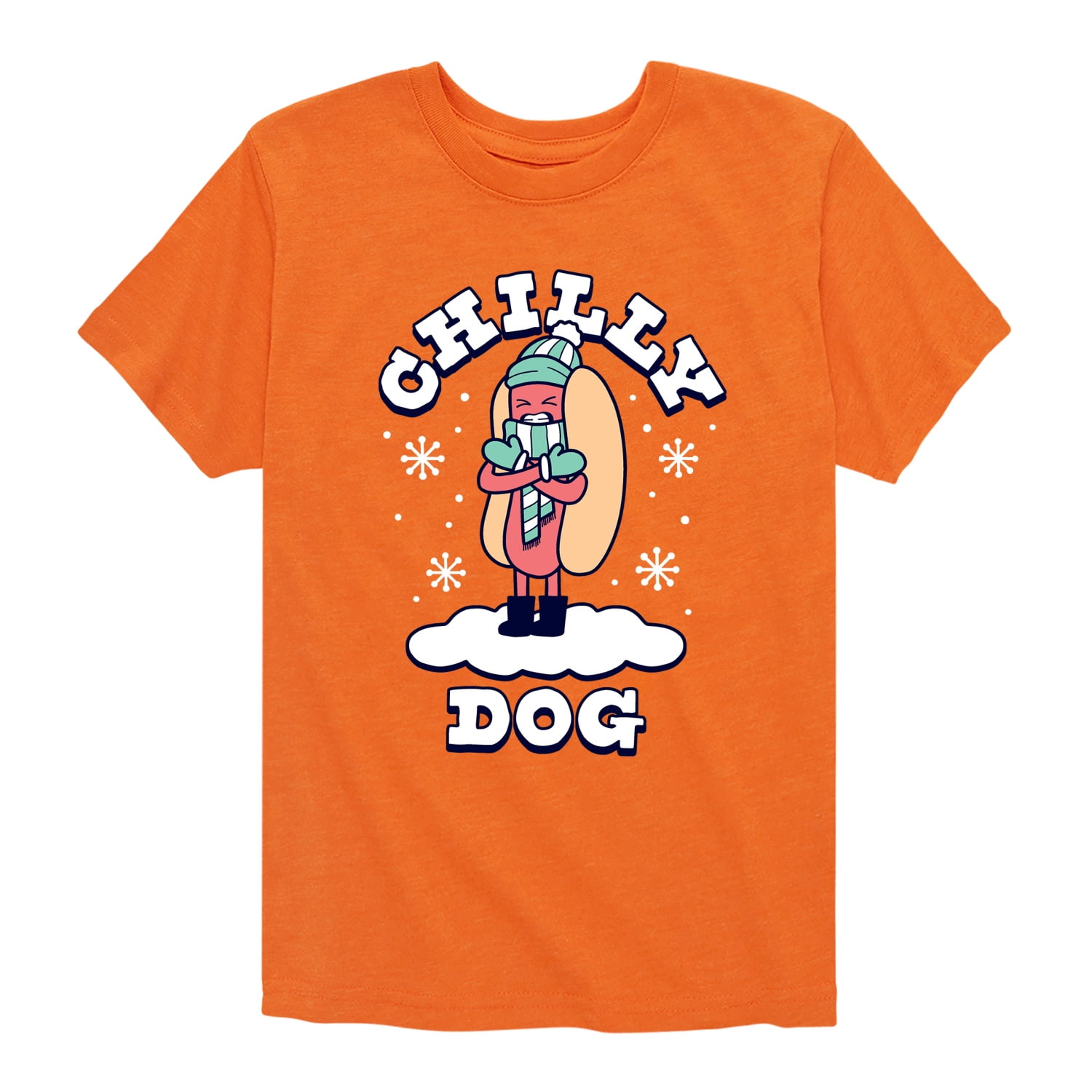 Instant Message - Chilly Dog Funny Christmas - Toddler & Youth Short ...