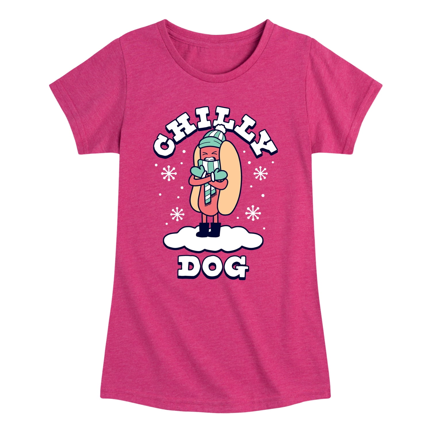 Instant Message - Chilly Dog Funny Christmas - Toddler & Youth Girls ...