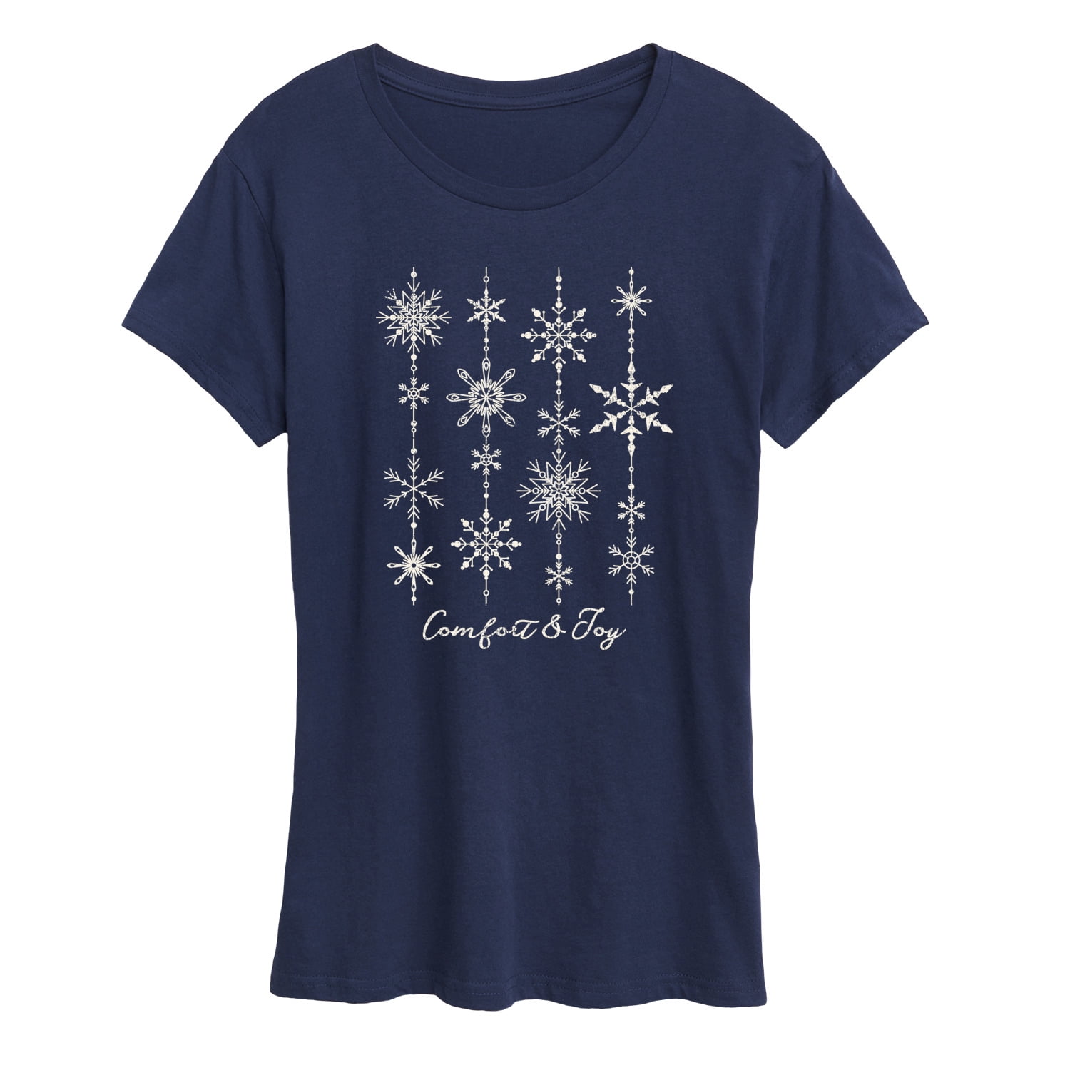 Instant Message - Comfort and Joy Snow - Women's Short Sleeve Graphic T ...